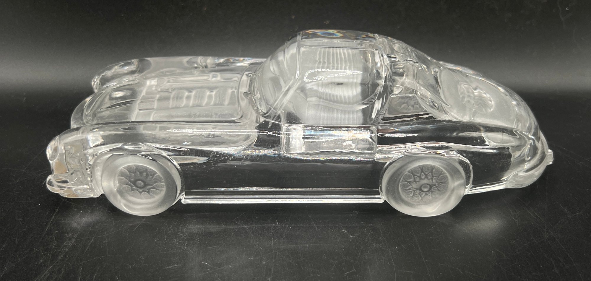 Mercedes Hallow Glass Car Figurine #121279 | Auctionninja.com