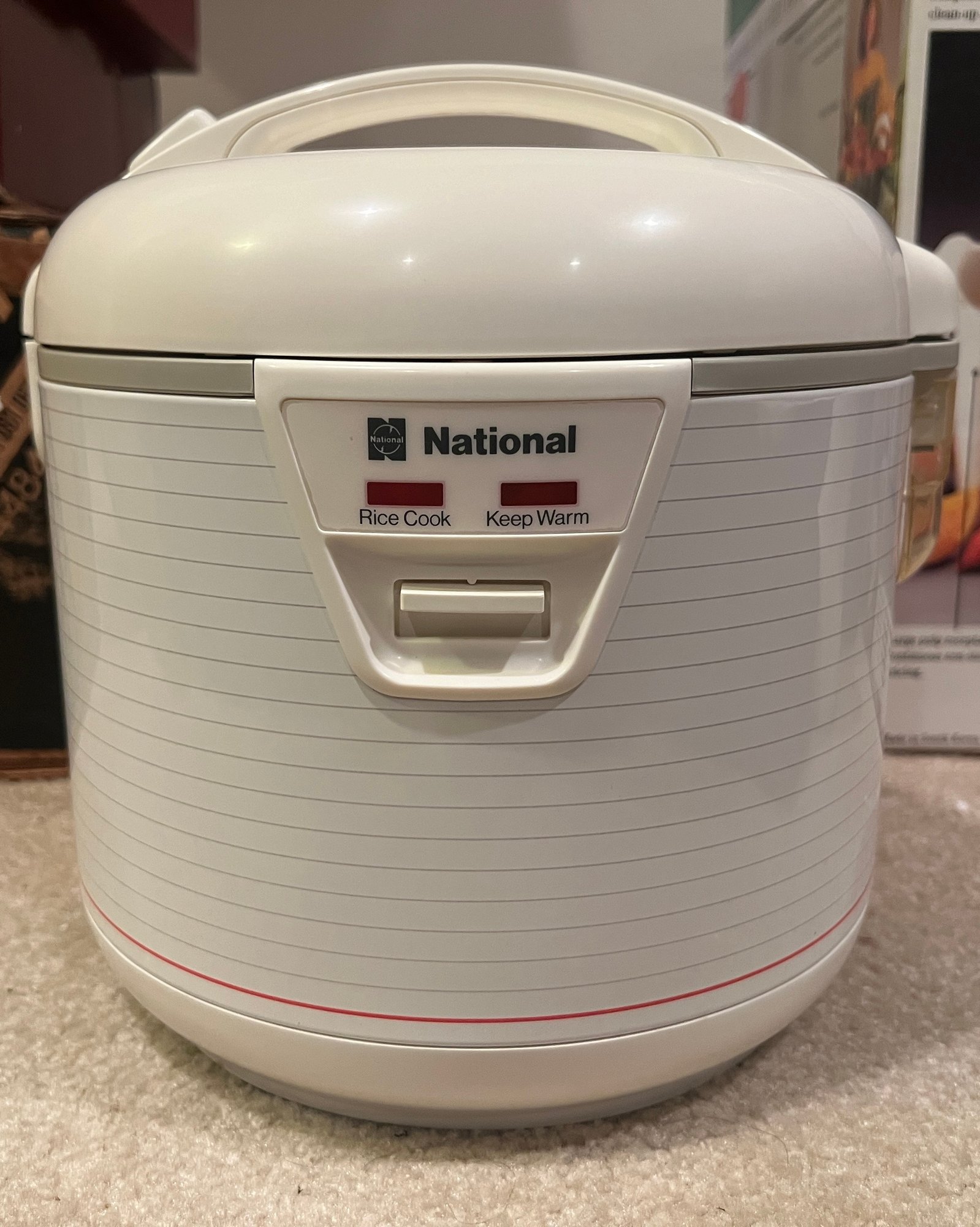 National Electric Rice Cooker/ Warmer Silver Mist Model #: SR-FS10N ...