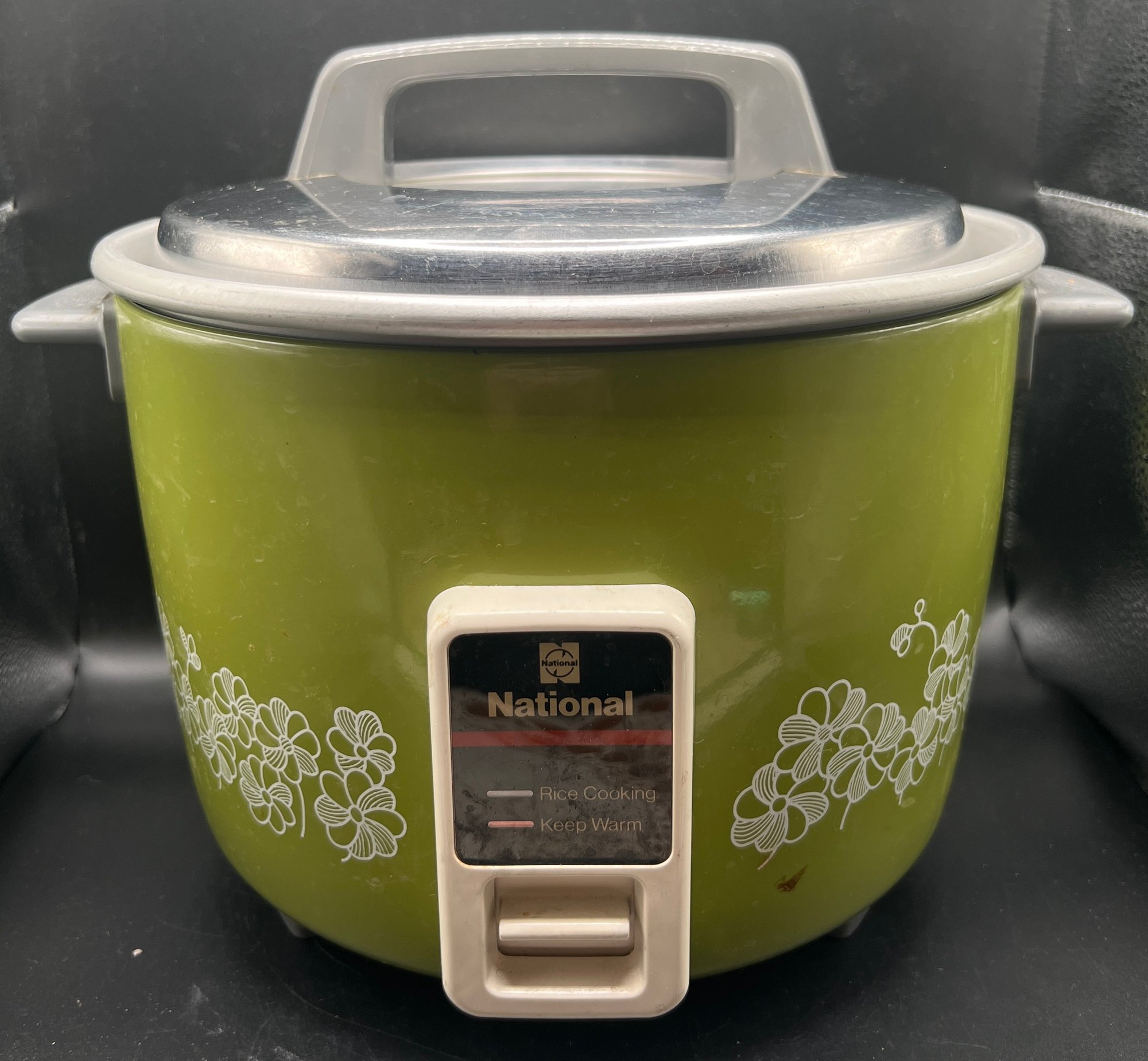 National Electric Rice Cooker Green Floral Model#: SR-W15GH #121486 ...