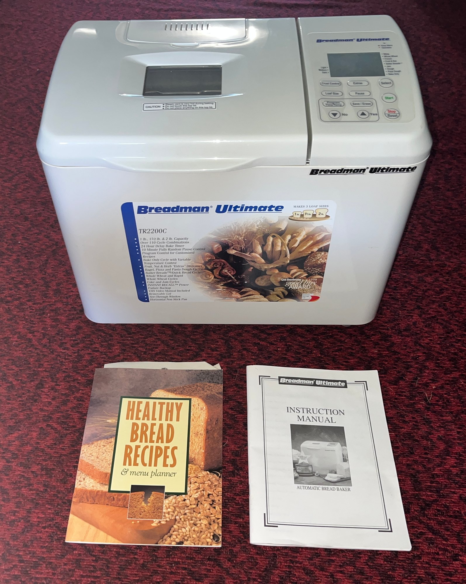 Breadman Electric Bread Maker - Model TR2200C #86609 | Auctionninja.com