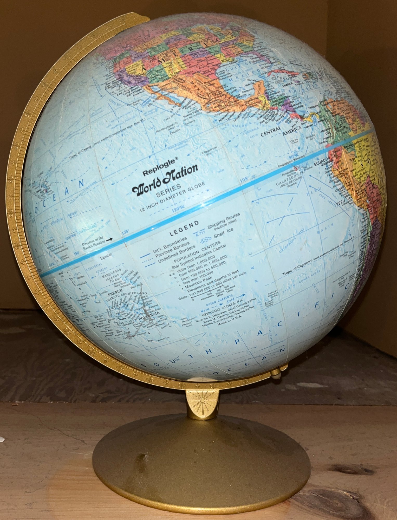 Replogle World Nation Series 12 INCH Diameter Globe #110893 | Auctionninja.com