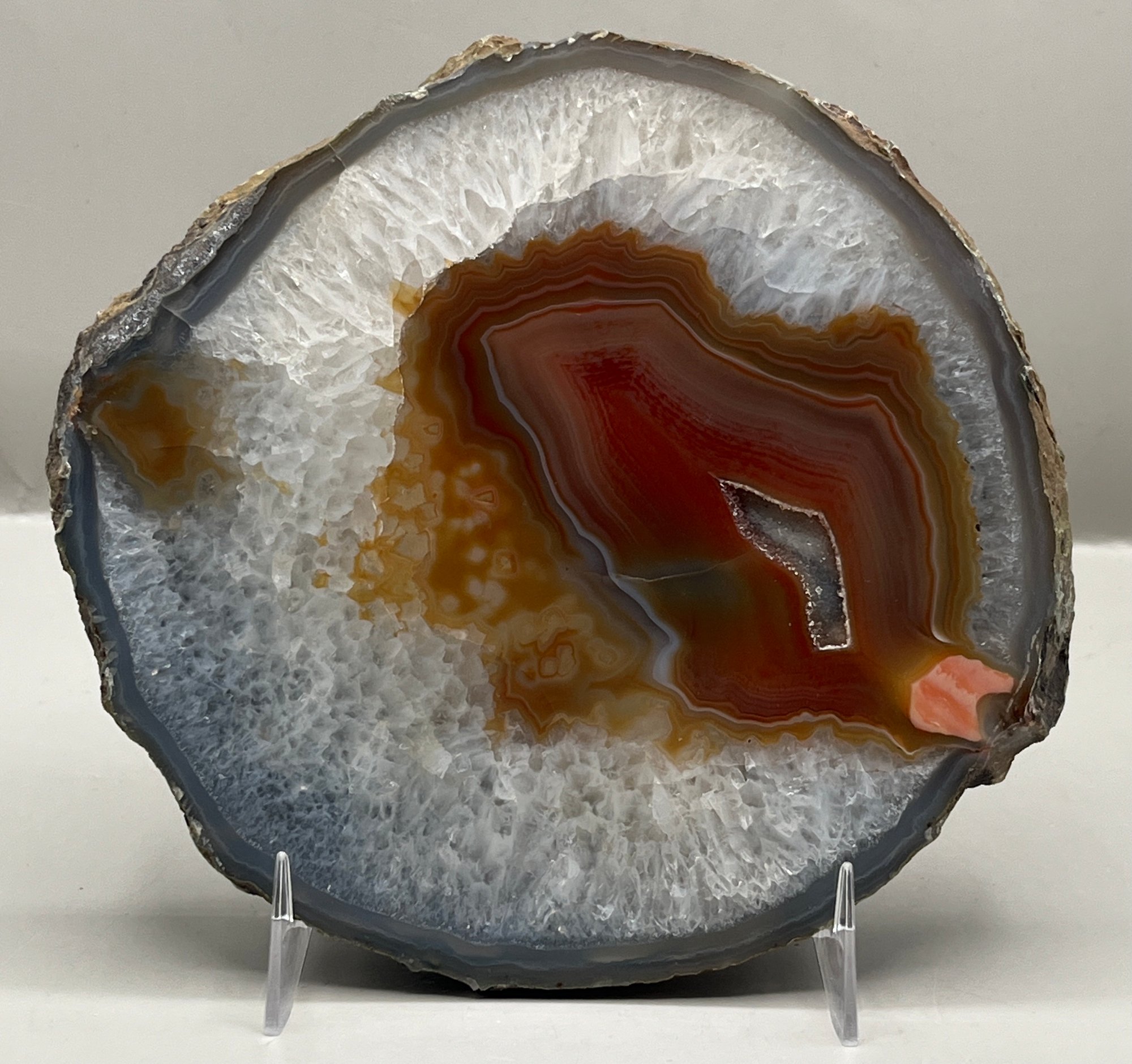 Geode Slab With Stand Included #115570 | Auctionninja.com