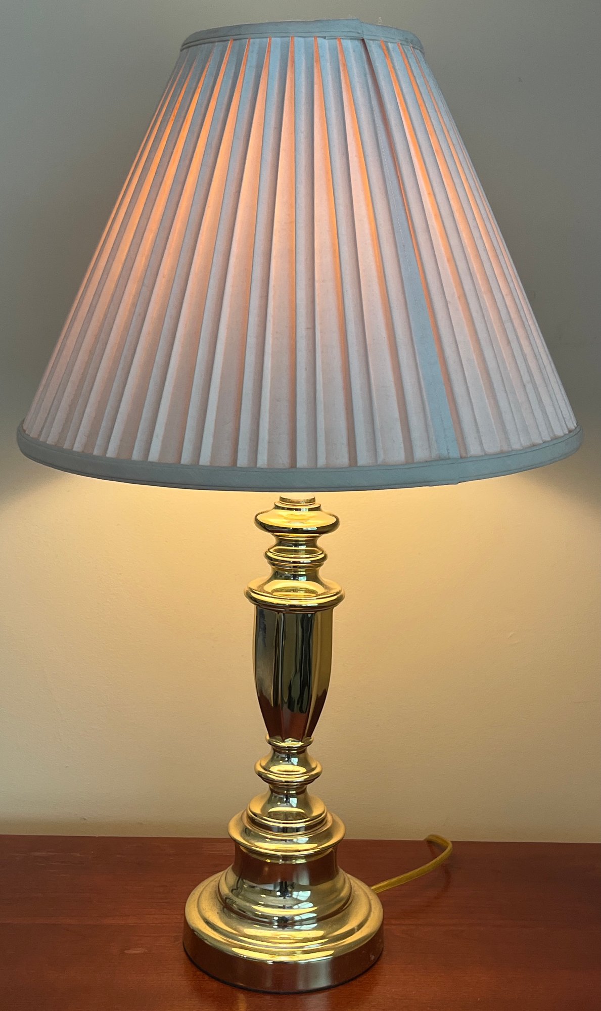 Polished Brass 3-way Setting Table Lamps - 2 Total #112369 ...