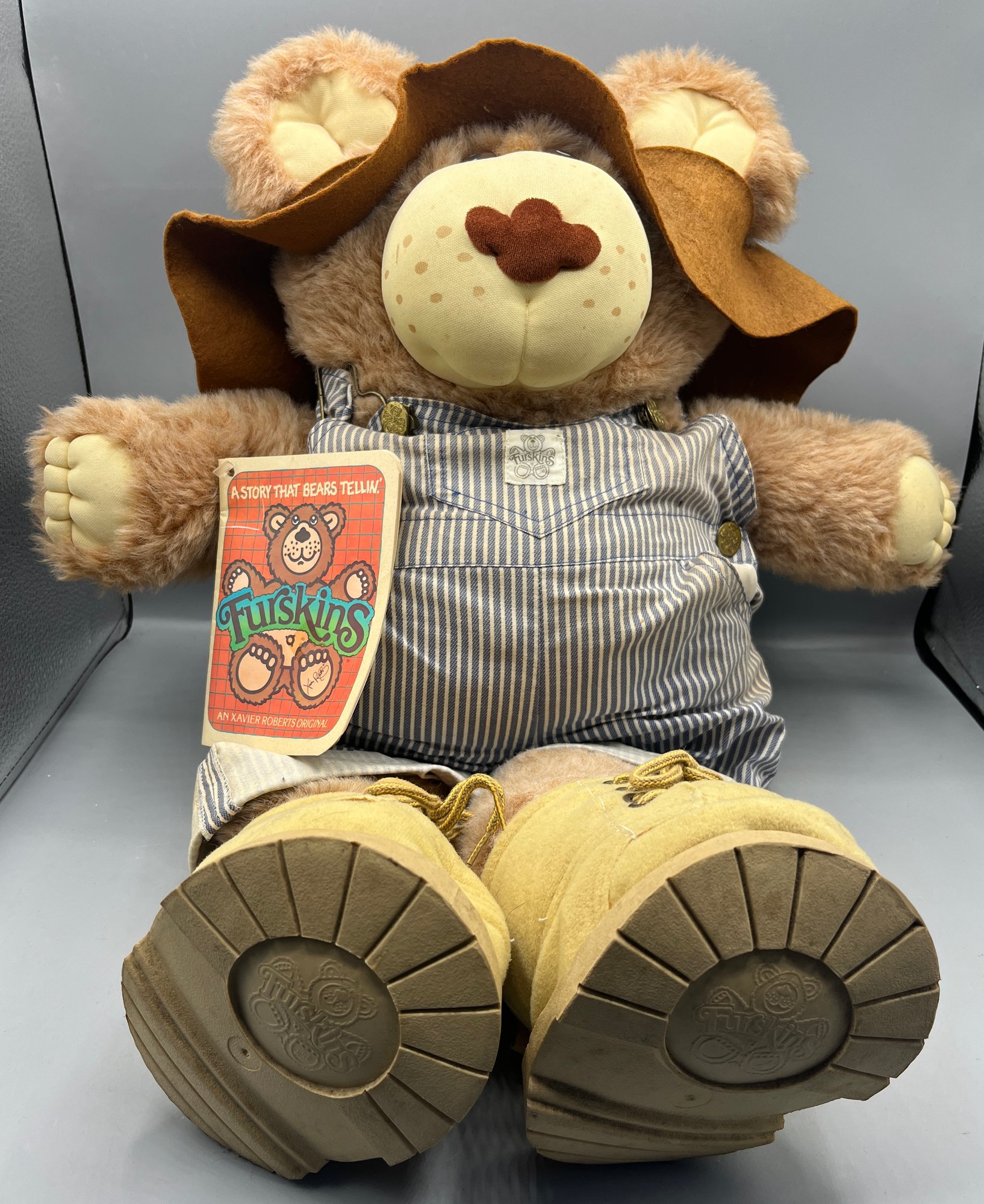 Original Appalachian Artworks Inc 1985 Fur-skins Plush Teddy Bear ...