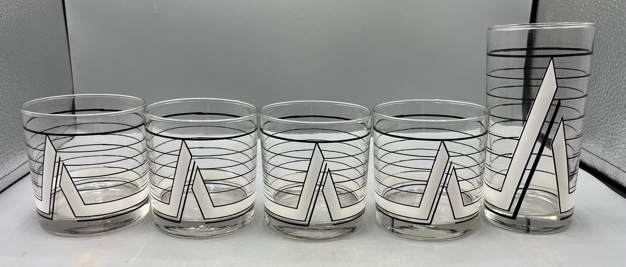 Mid-century Glassware Set - 8 Total - Made In Brazil #74228 ...