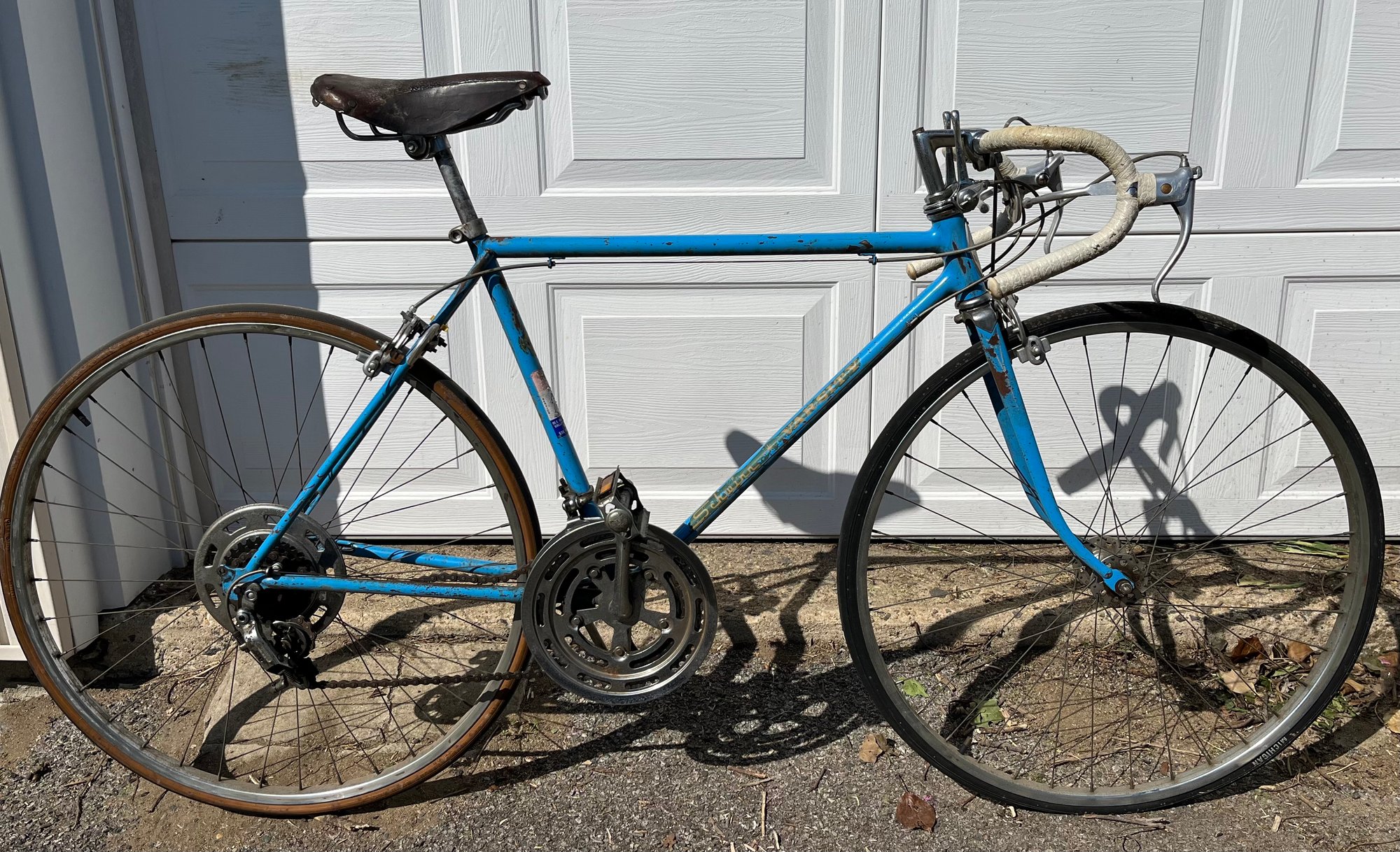 Vintage Schwinn Varsity 10-speed Bicycle With Leather Seat #81697 ...