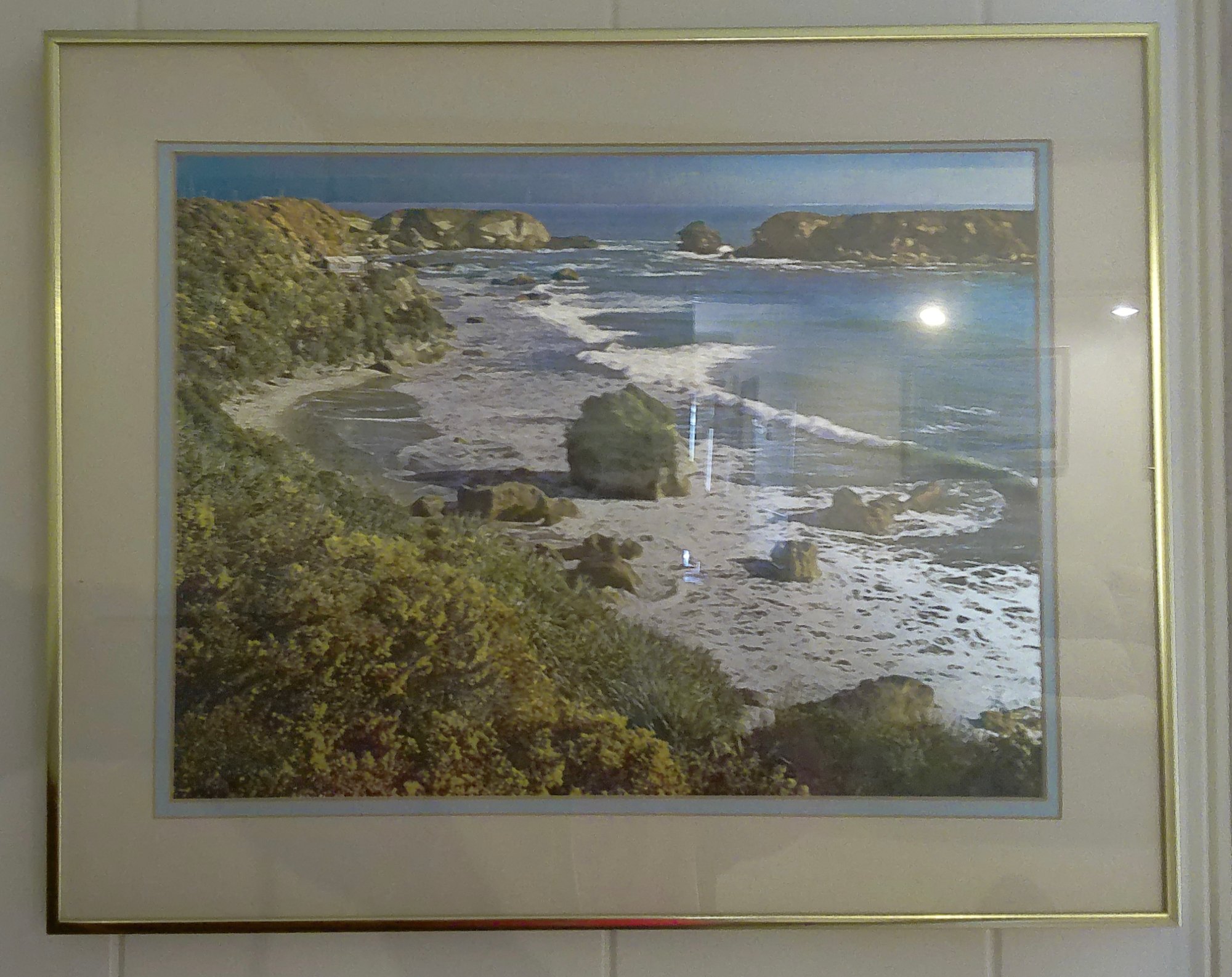 Beach Scene Framed Print #113916 | Auctionninja.com