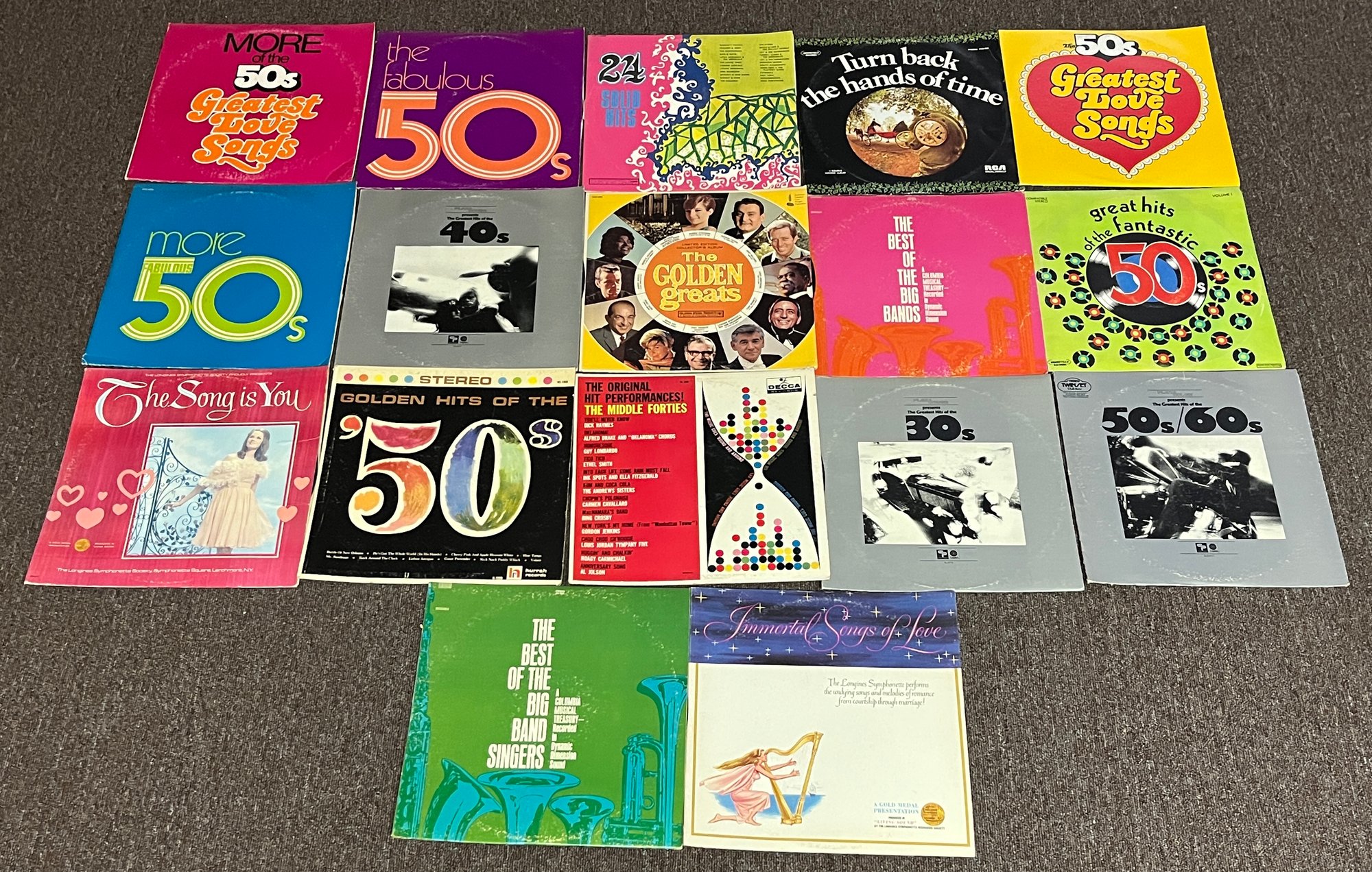 Best Of 30s/40s/50s & 60s Vinyl Records - 17 Total #91110 ...