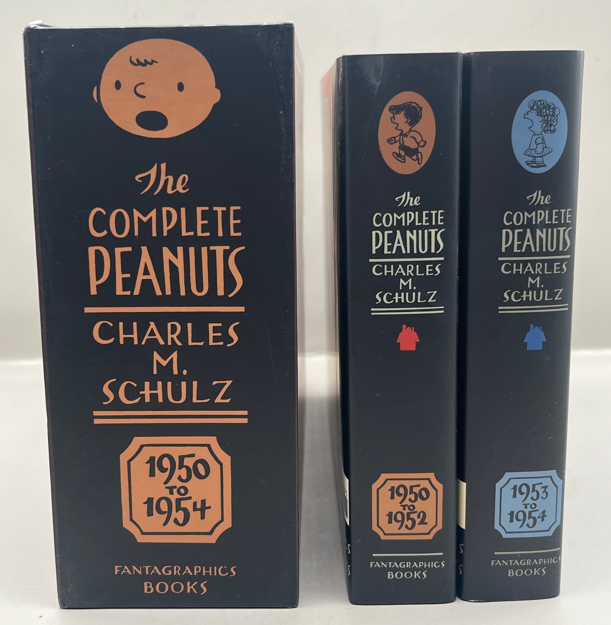 Charles M. Schultz Complete Peanuts Book Set 1950-1954 - 2 Books Total ...