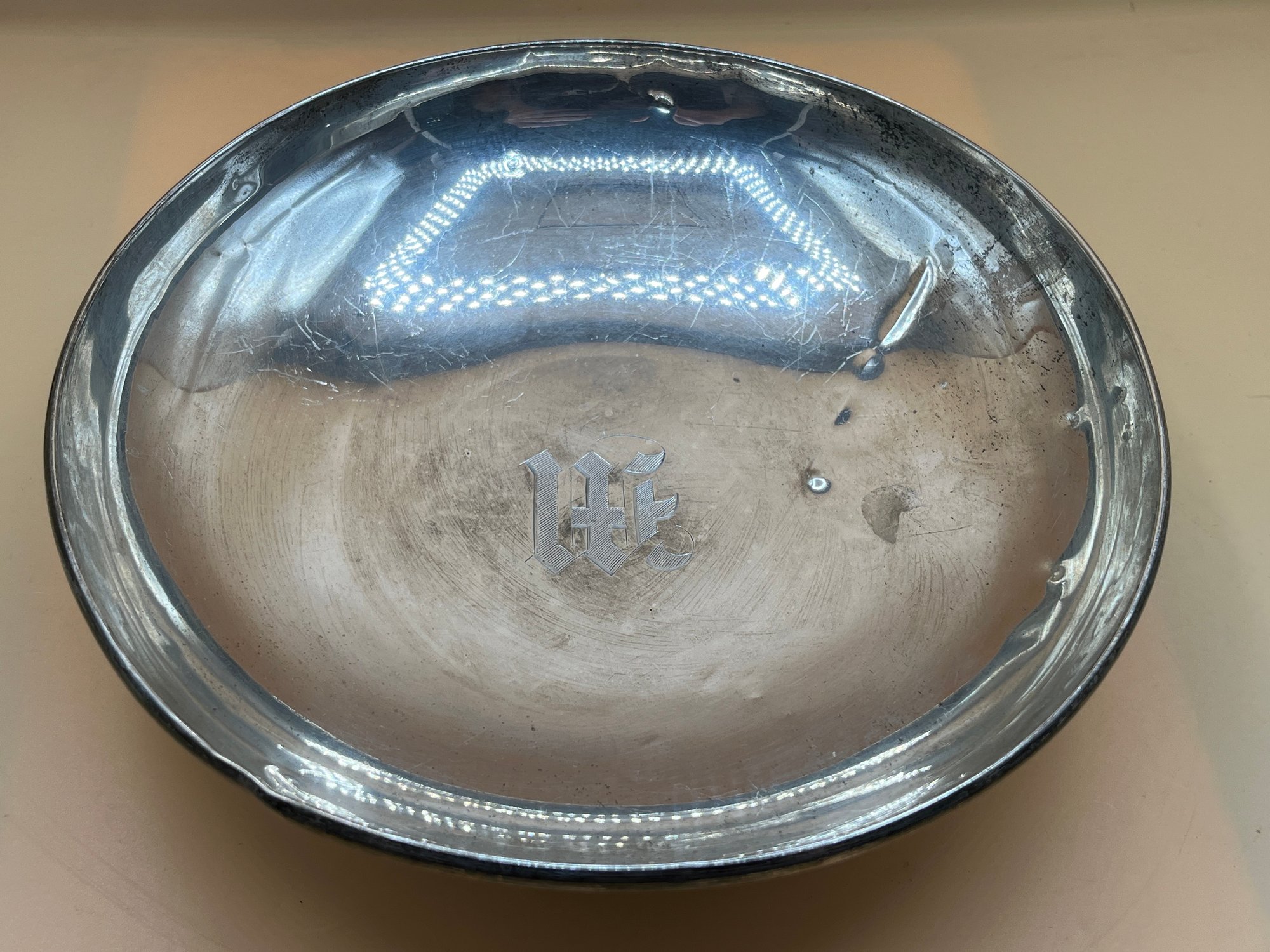 Preisner Silver Company Weighted Sterling Silver 811 Round Dish Charger ...