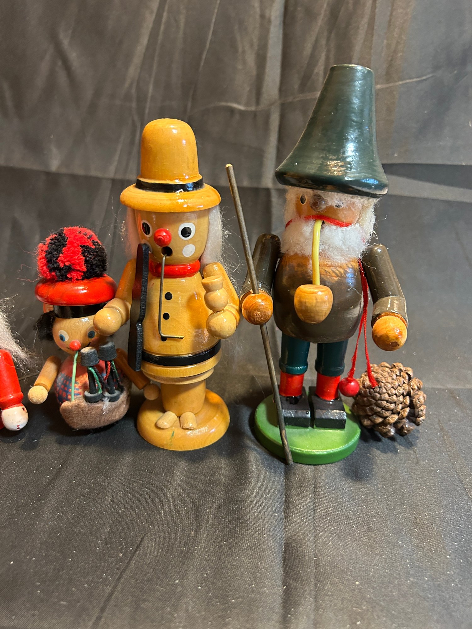 Traditional German Wooden Nutcrackers And Incense Smokers - 10pcs ...