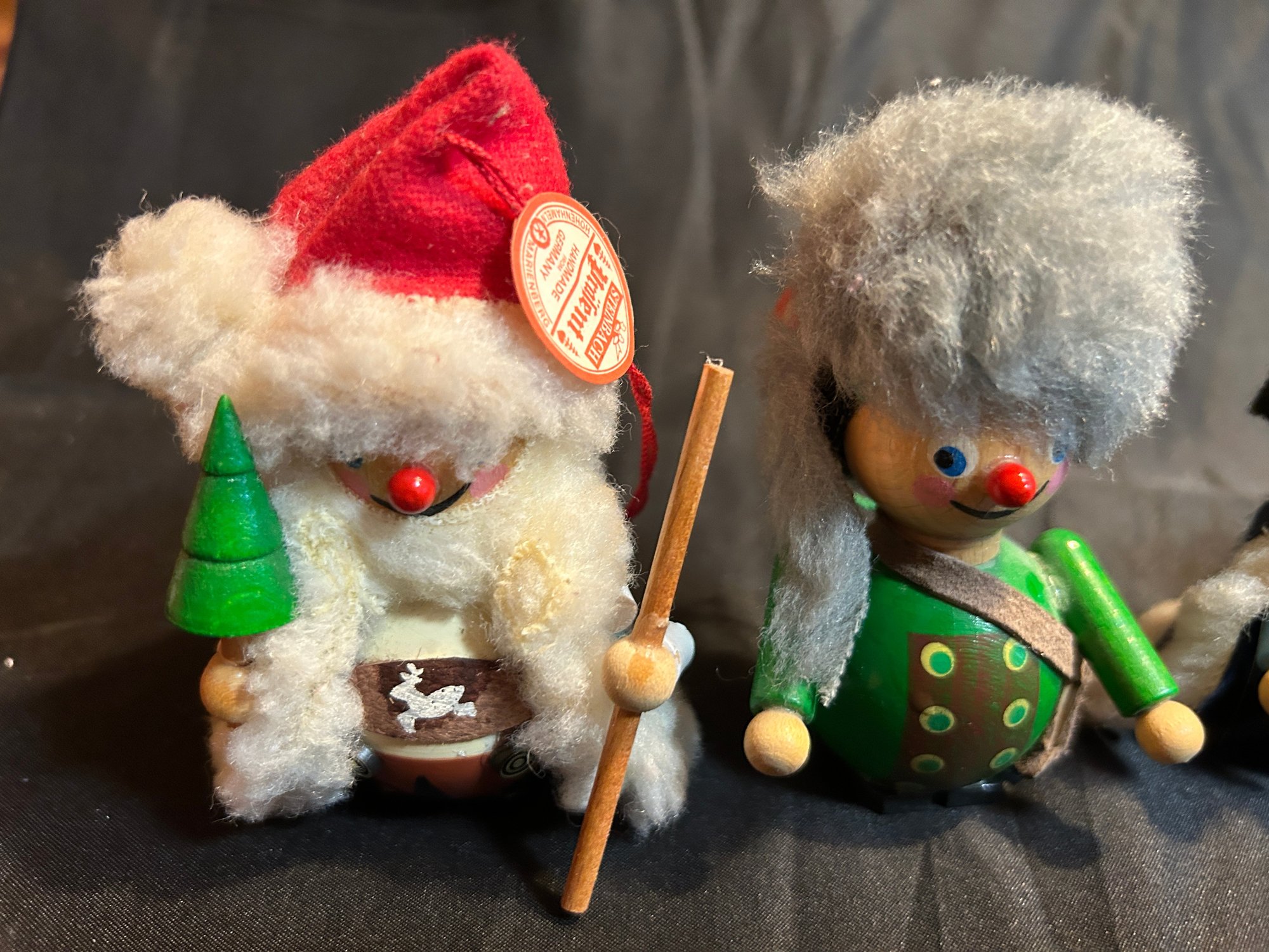 Traditional German Wooden Nutcrackers And Incense Smokers - 10pcs ...