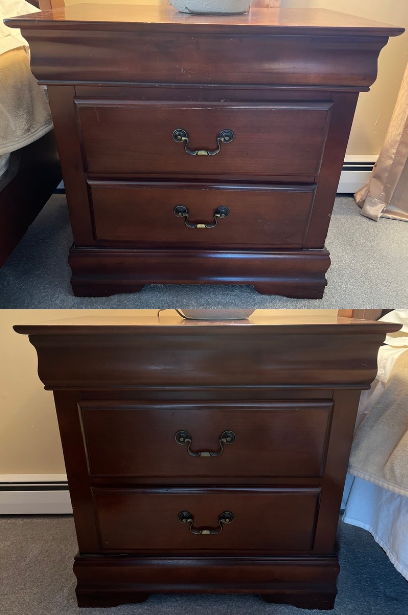 Traditional Two-drawer Bedside Tables - 2 PCS #128627 | Auctionninja.com