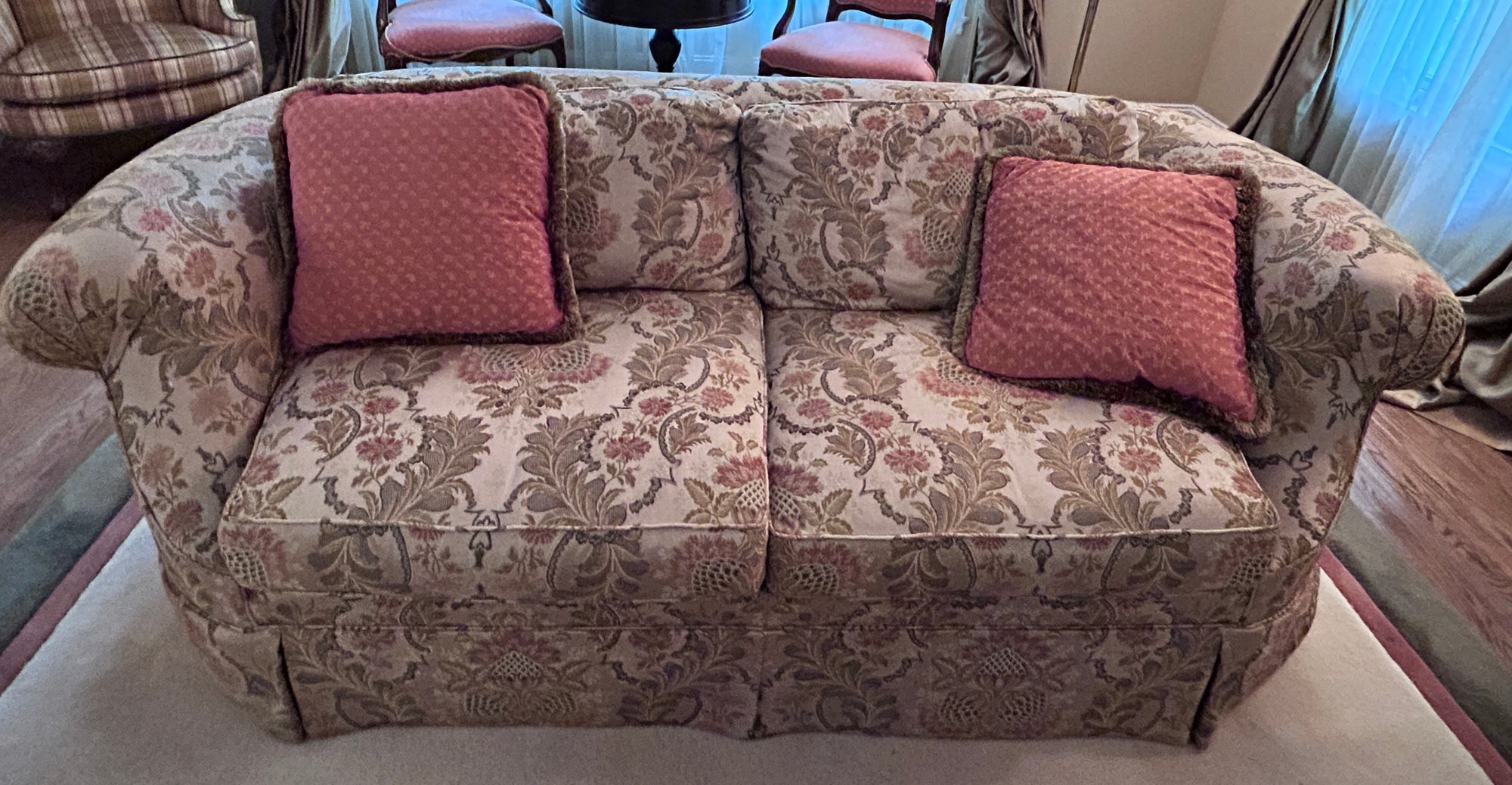 Lillian August Collection Floral Upholstered Sofa #131146 ...