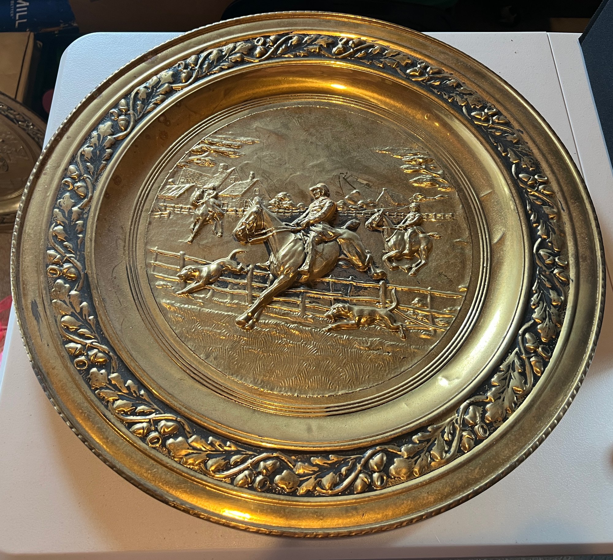 Lombard England Solid Brass Wall Plate #115295 | Auctionninja.com