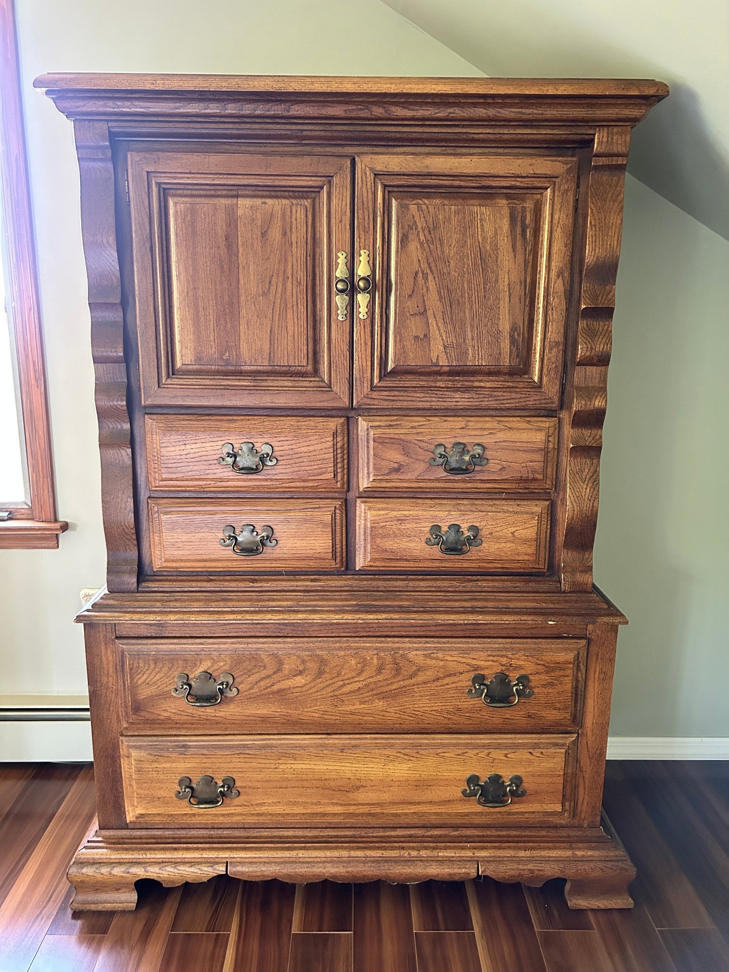 Lexington Furniture By Dixie 6 Drawer Traditional Armoire #143368 ...