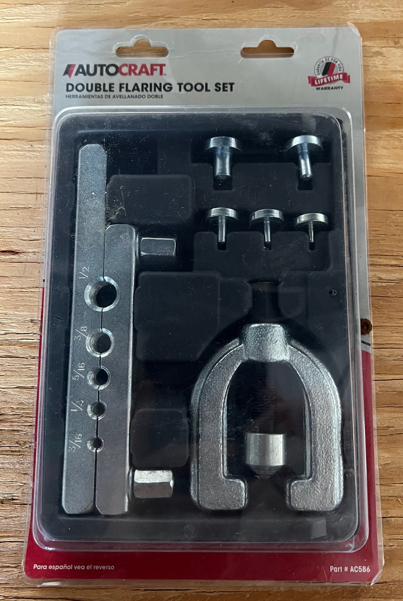 Autocraft Double Flaring Tool Set / Brake Line Tubing Flare Set - New ...
