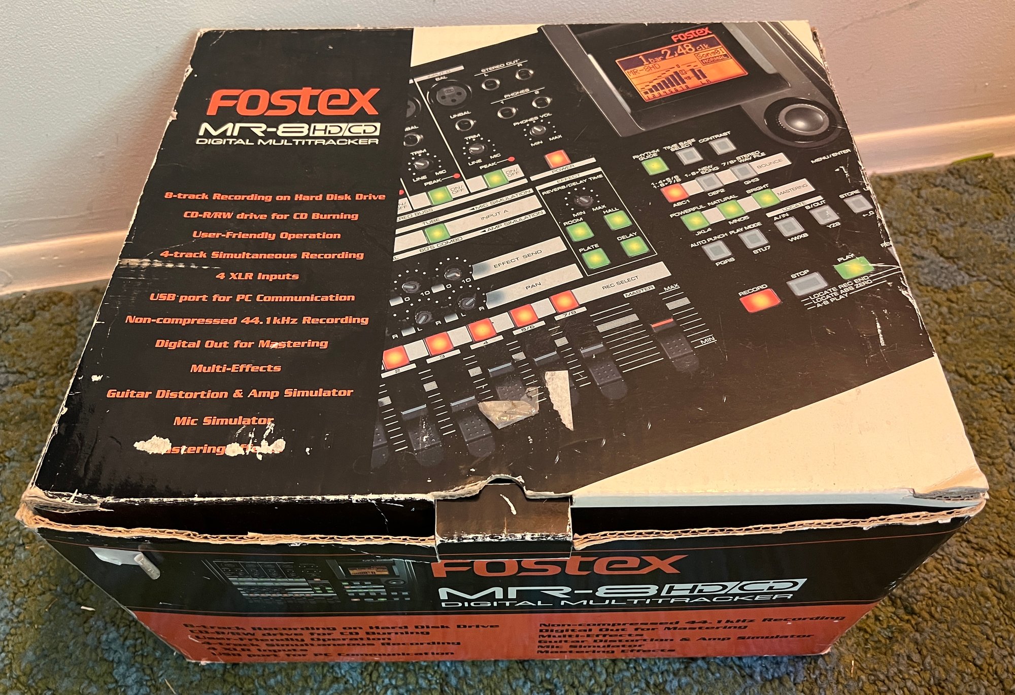 Fostex MR-8 HD/CD Digital Multi-tracker With Remote #108207 ...