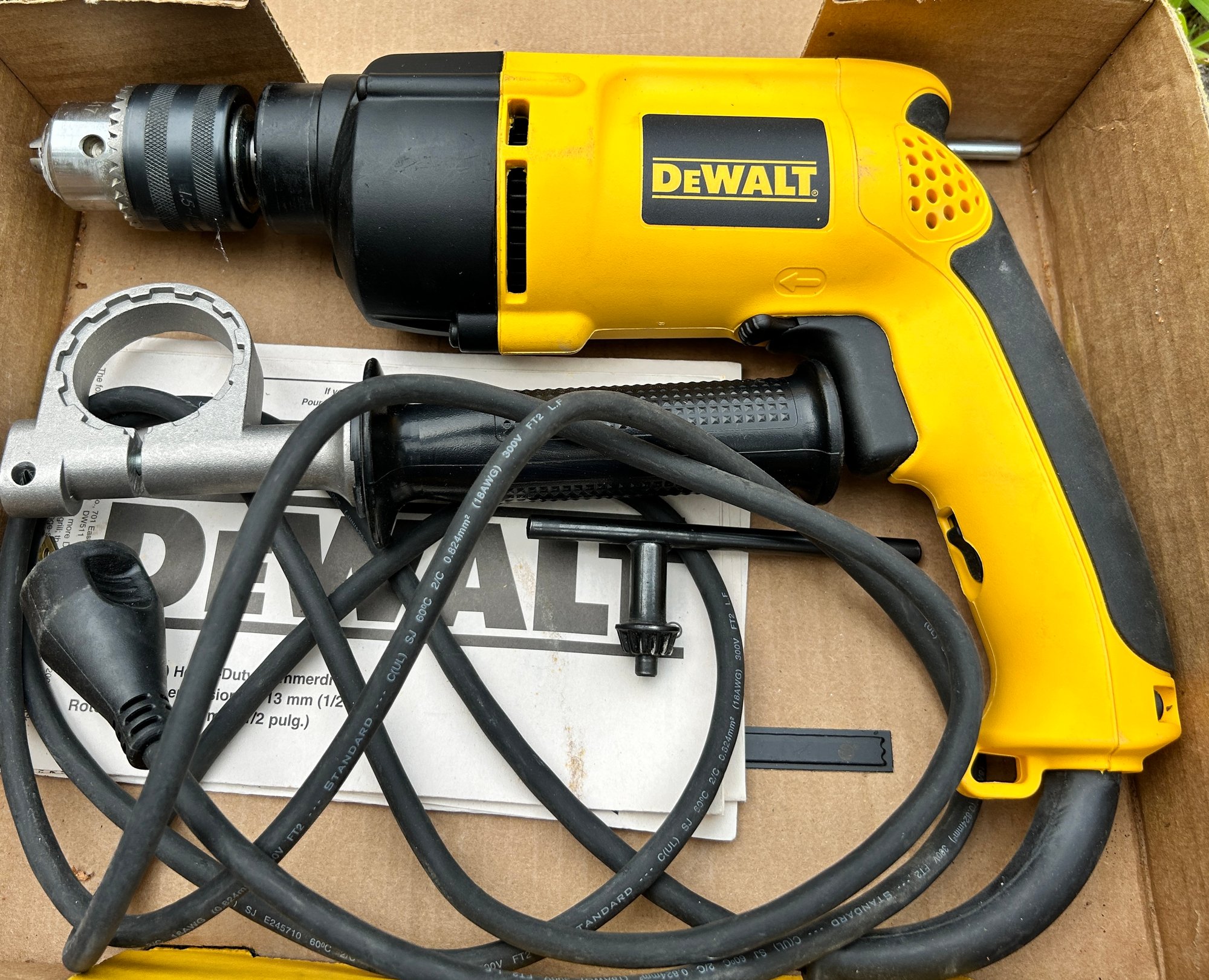 Dewalt Heavy Duty 1/2 Hammer Drill Model DW511 #108358 | Auctionninja.com