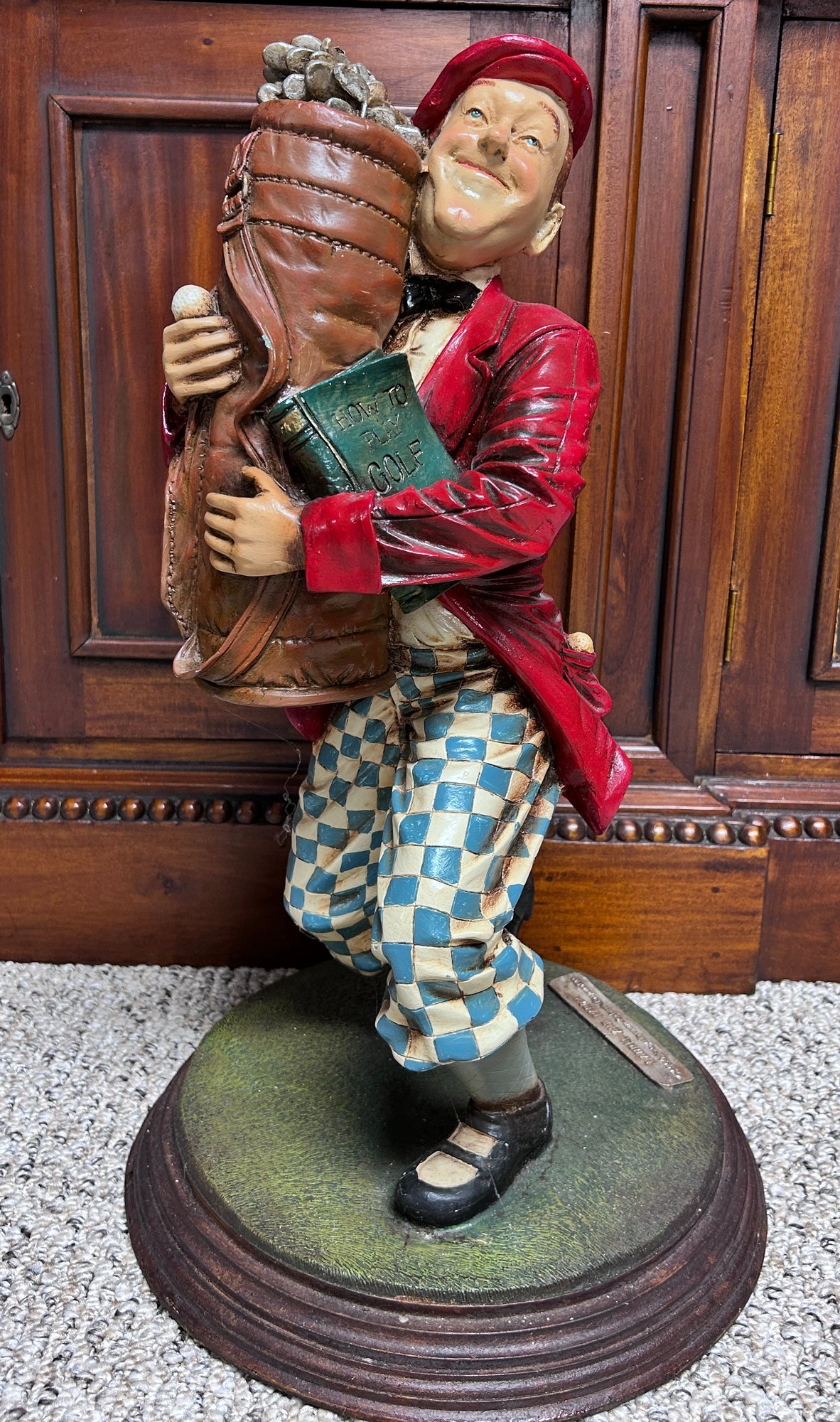 Laurel And Hardy Golfing Statue By Larry Harmon, Oliver Hardy "How To ...