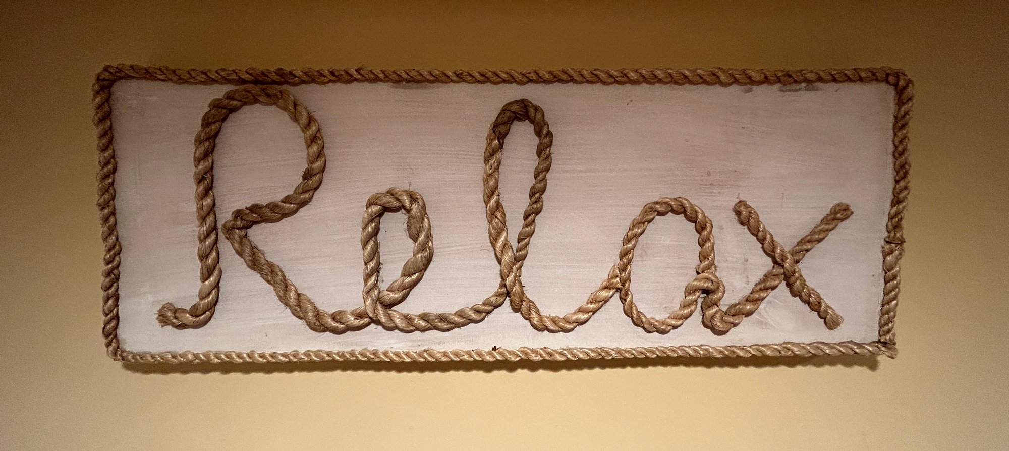 Relax Rope Word Art #87627 | Auctionninja.com