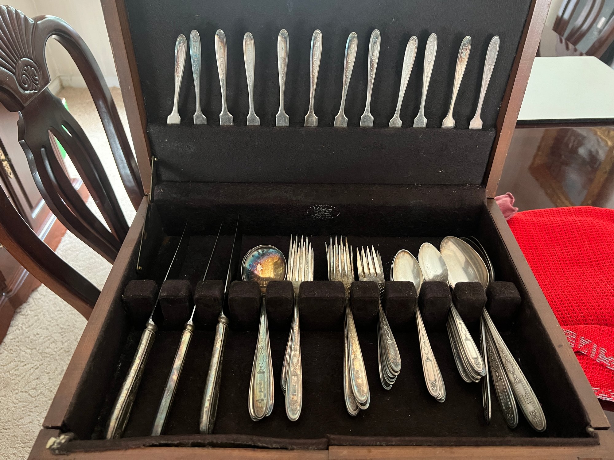 Community Plate Monogrammed Flatware Set 60 Pieces #114453 ...