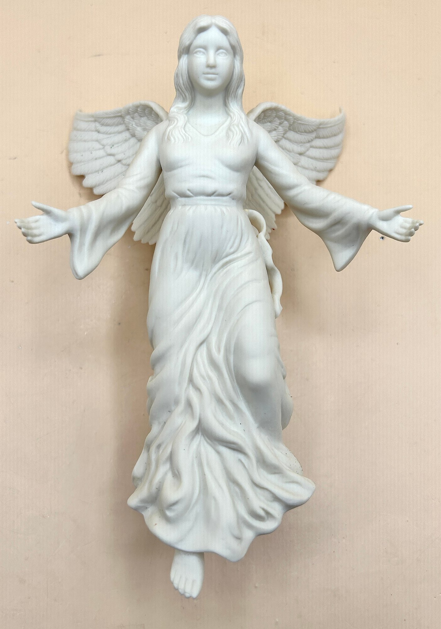 Lenox China Renaissance Angel Bisque Porcelain Xmas Tree Topper With ...