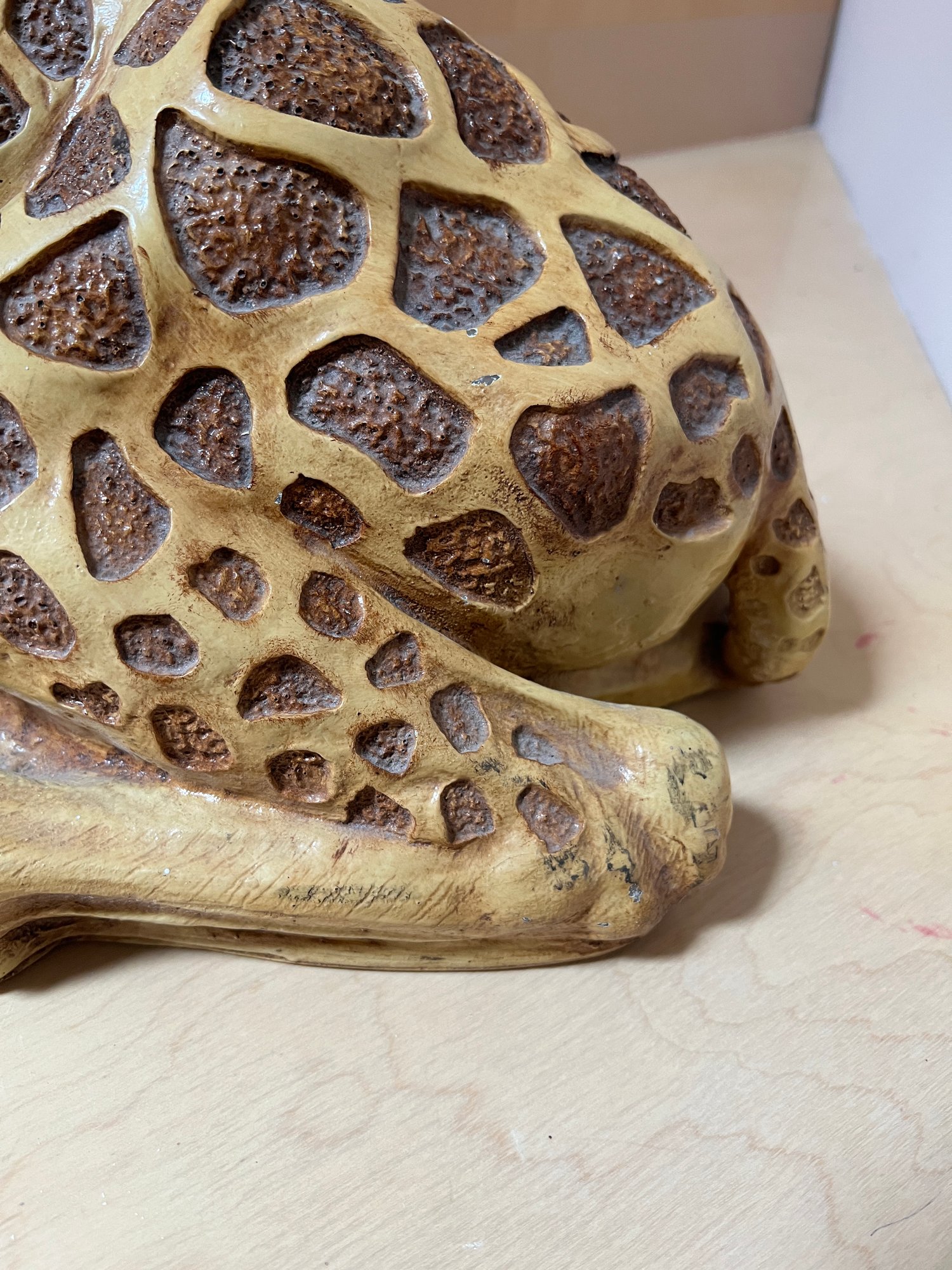 1970's Vintage Marwal Chalkware Sitting Giraffe Sculpture #131479 ...