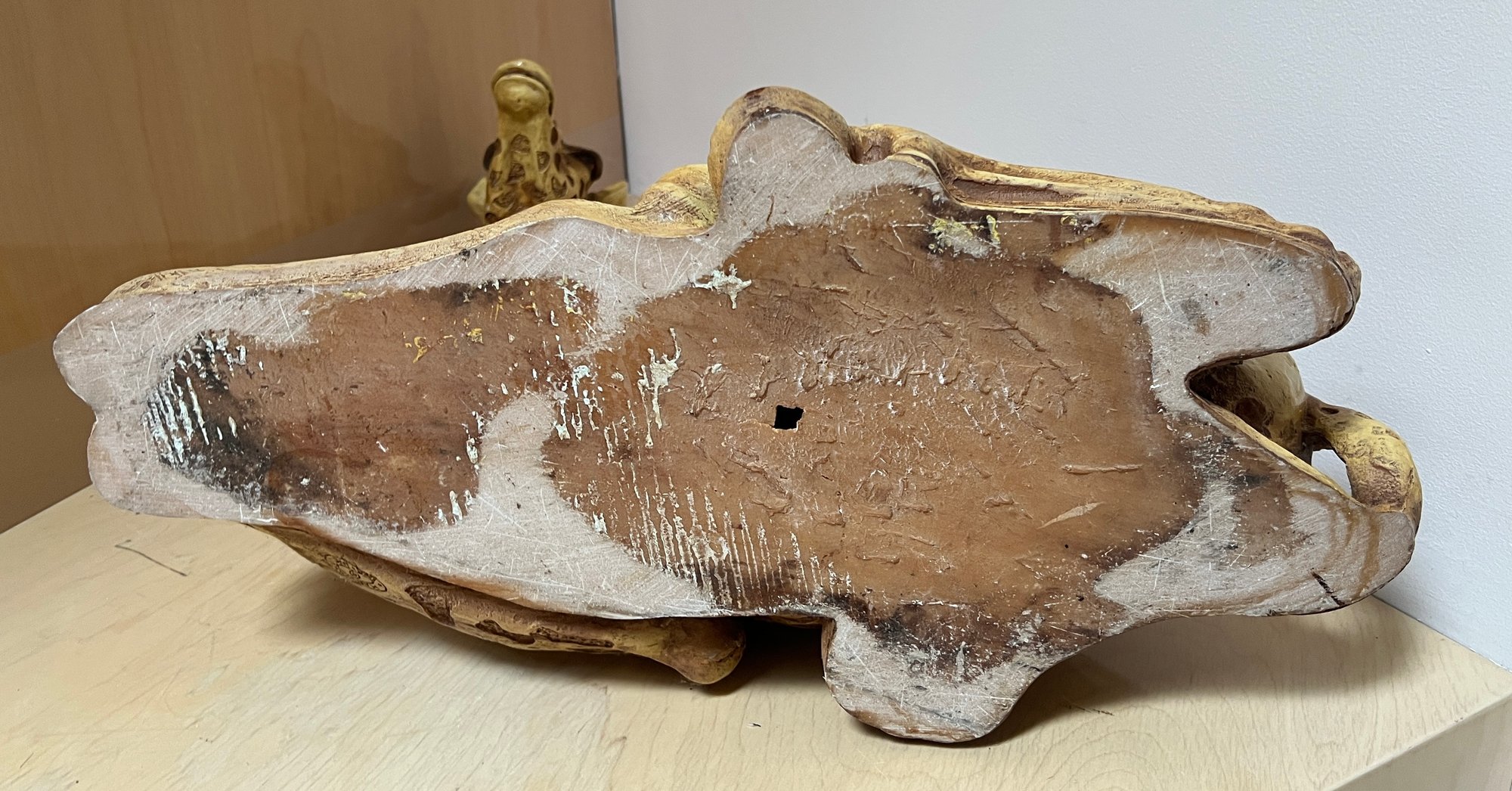 1970's Vintage Marwal Chalkware Sitting Giraffe Sculpture #131479 ...