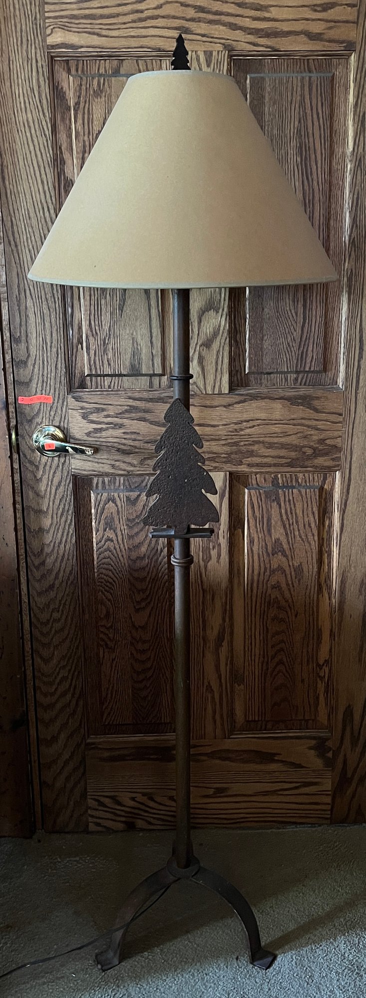 Rustic Pine Tree Floor Lamp #113819 | Auctionninja.com