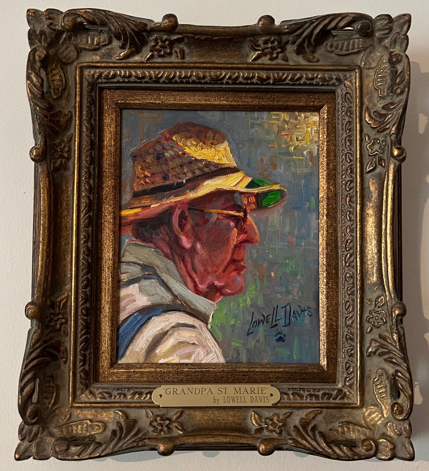 Lowell Davis Grandpa St Marie Oil Painting Framed #113832 ...