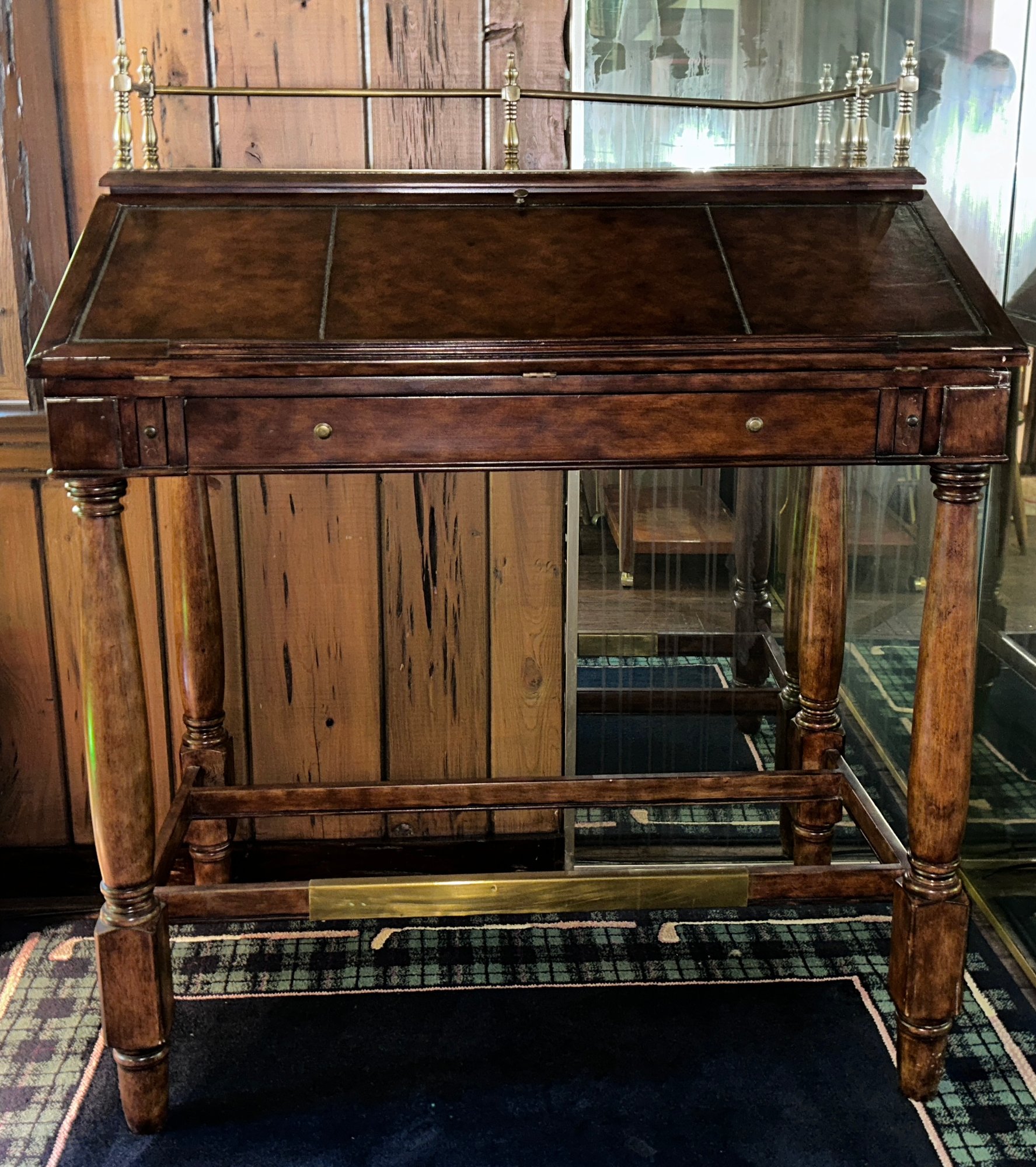 Thomasville Ernest Hemingway Collection 7 Drawer Wood Writing Desk ...