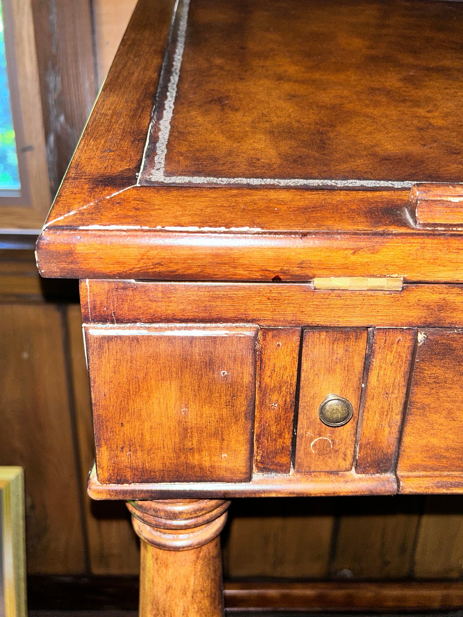 Thomasville Ernest Hemingway Collection 7 Drawer Wood Writing Desk ...