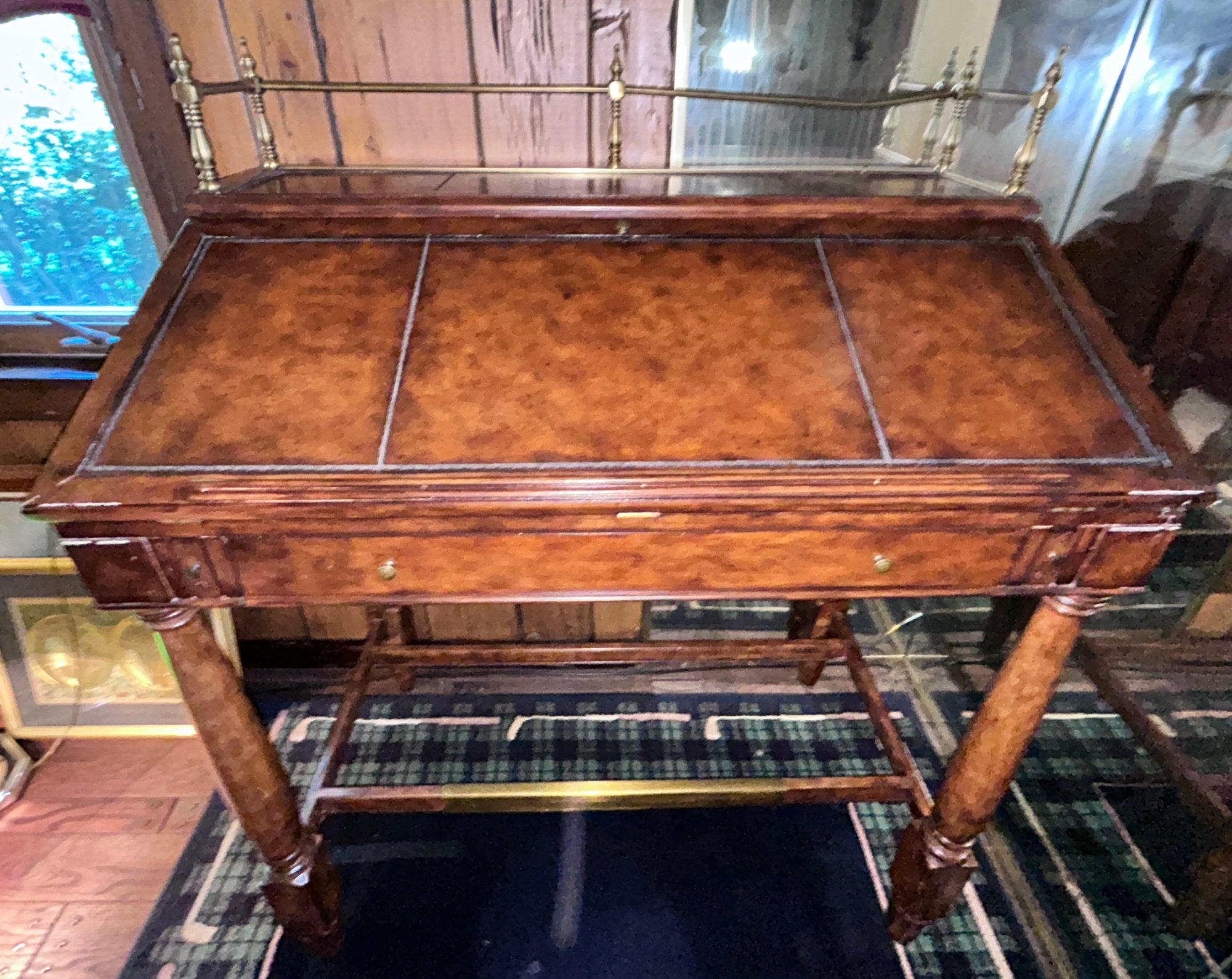 Thomasville Ernest Hemingway Collection 7 Drawer Wood Writing Desk ...