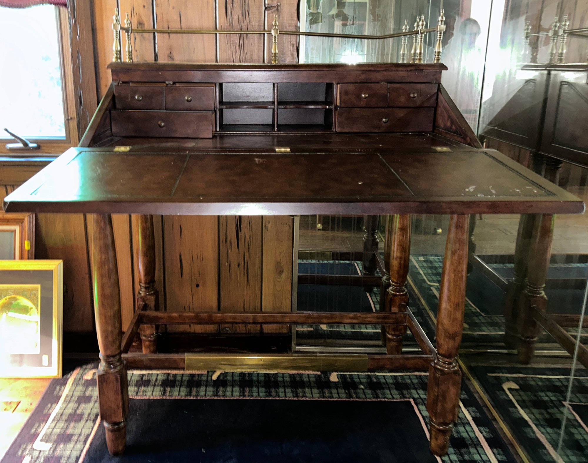 Thomasville Ernest Hemingway Collection 7 Drawer Wood Writing Desk ...