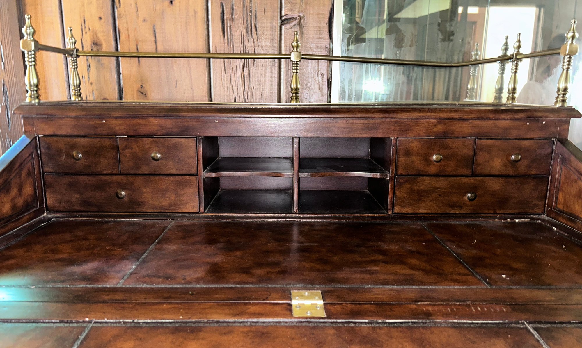 Thomasville Ernest Hemingway Collection 7 Drawer Wood Writing Desk ...