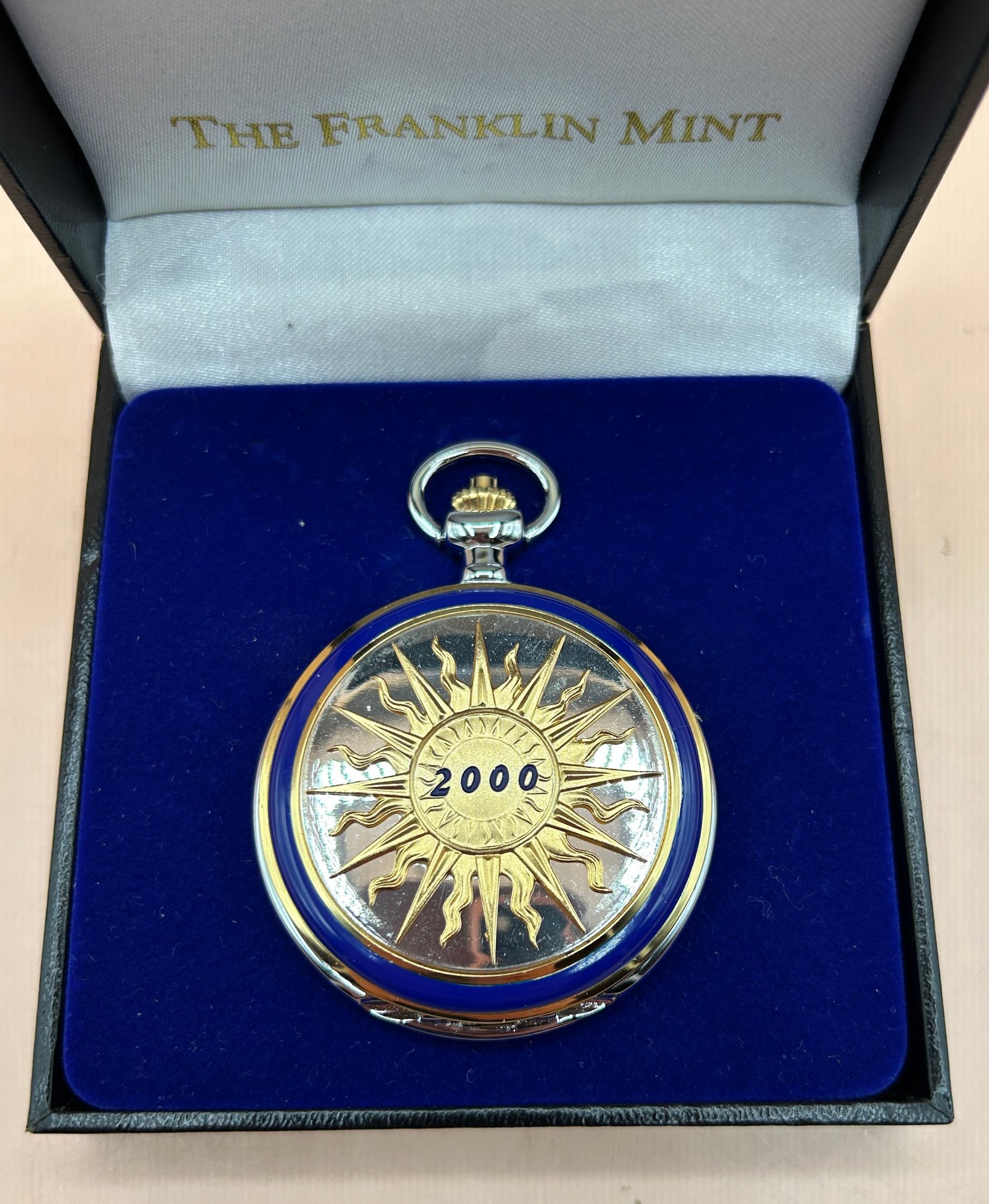 Franklin Mint Year 2000 Millennium Pocket Watch With Box #148979 ...