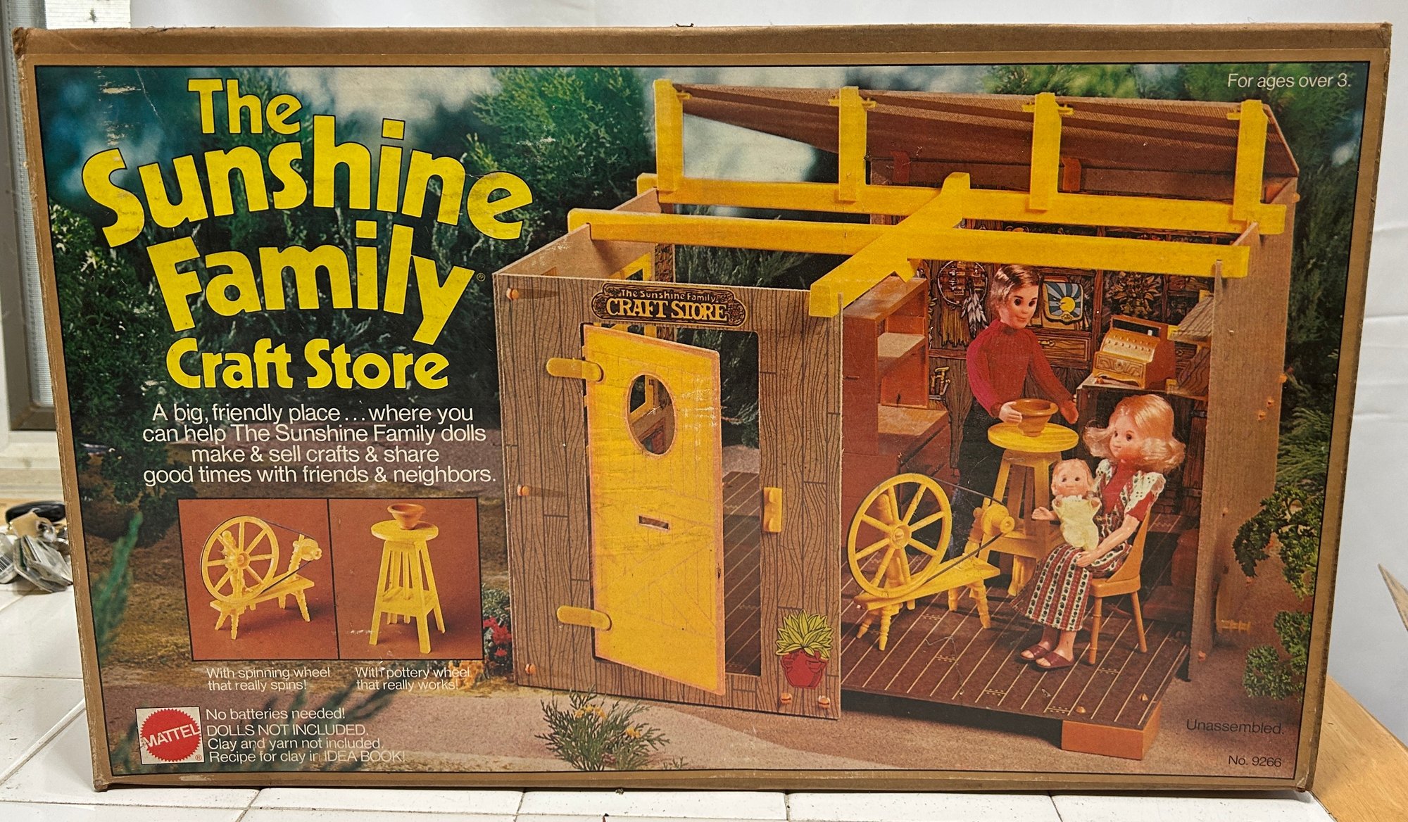 Mattel The Sunshine Family Craft Store Playset, Released In 1975 With ...
