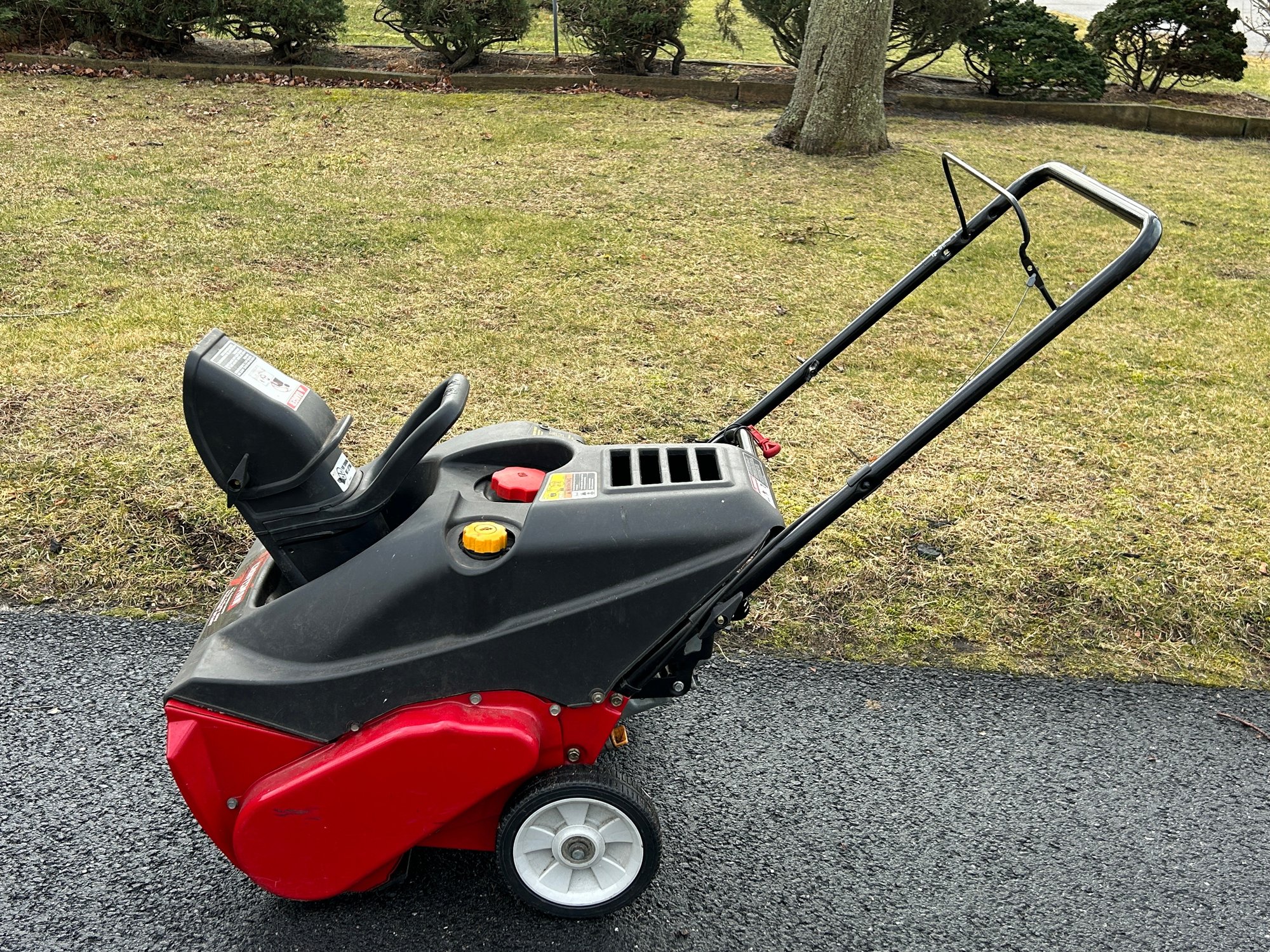 Craftsman Electric Start 21", 179cc, 4 Cycle OHV Engine Single-stage ...