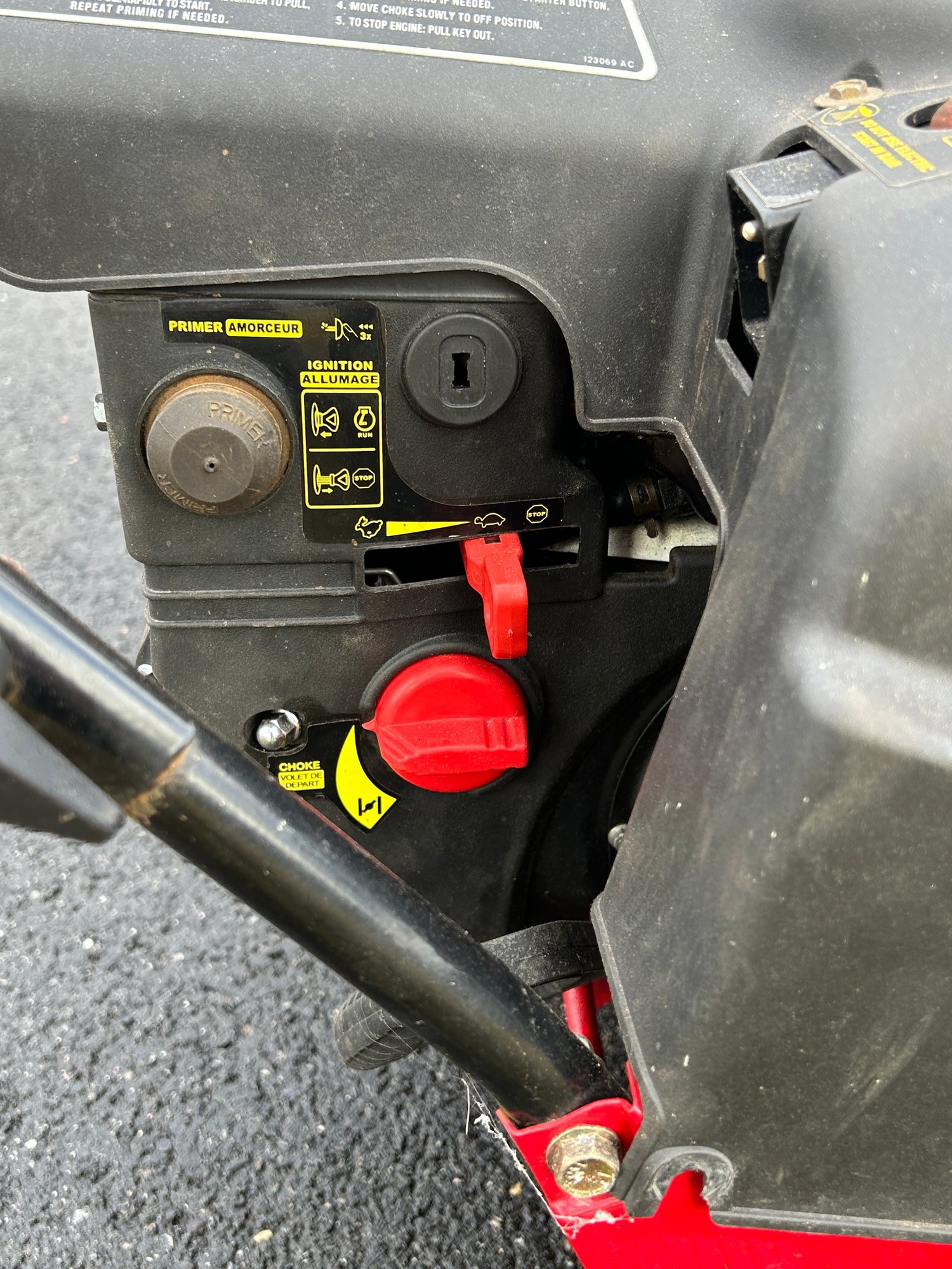 Craftsman Electric Start 21", 179cc, 4 Cycle OHV Engine Single-stage ...