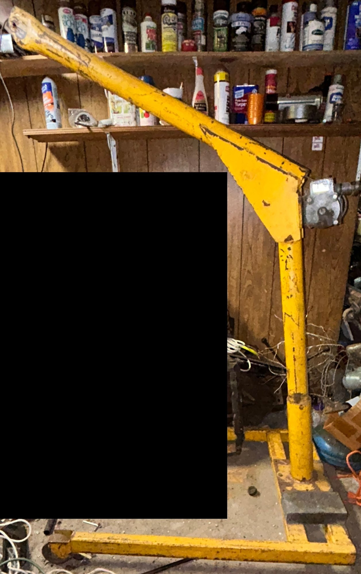 Engine Crane, Motor Hoist, 750Lb Capacity #151534 | Auctionninja.com