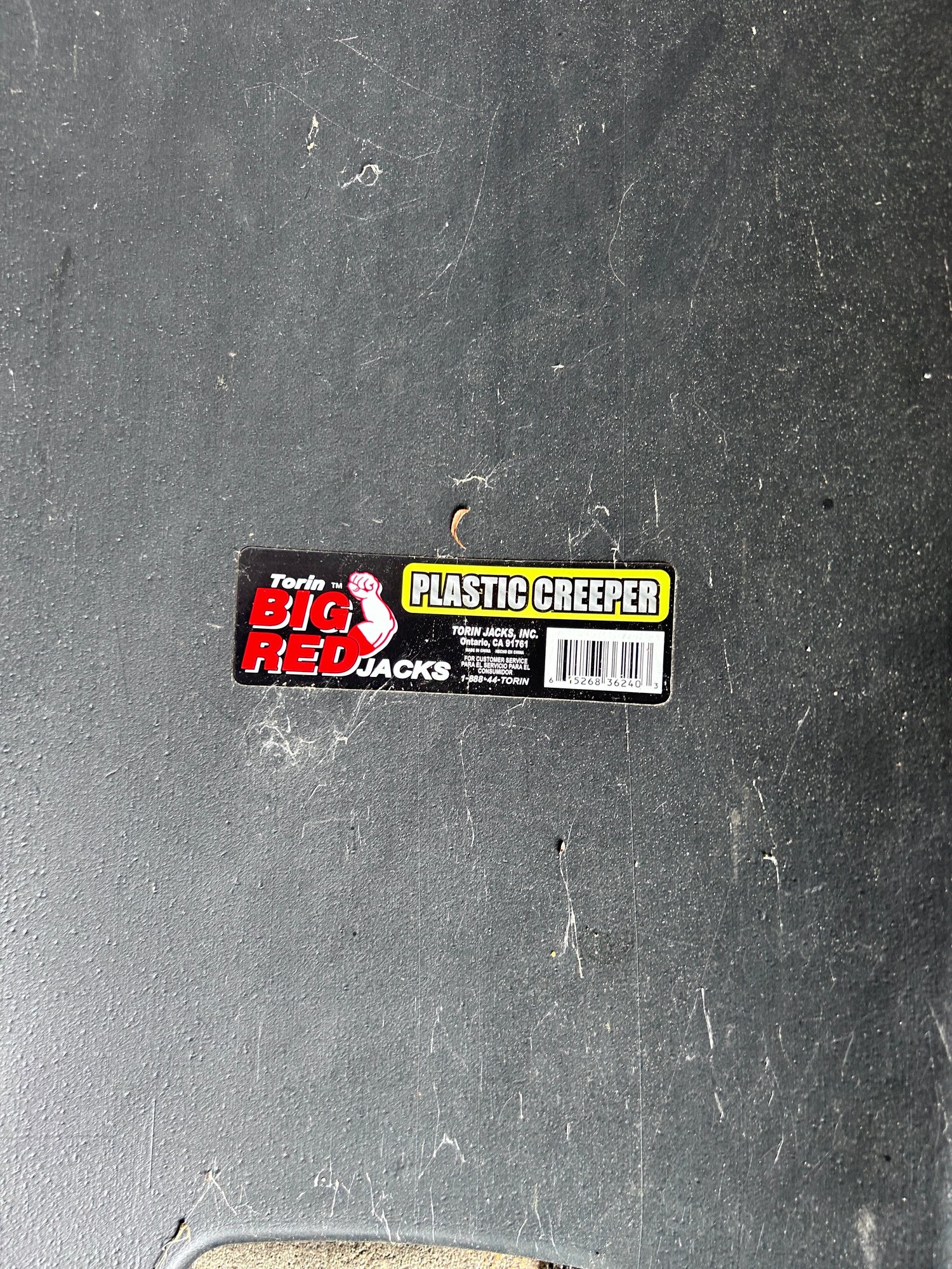 Big Red Jacks Plastic Creeper, 3 Funnels, Oil Pan, Grease Guns, 7 Piece ...