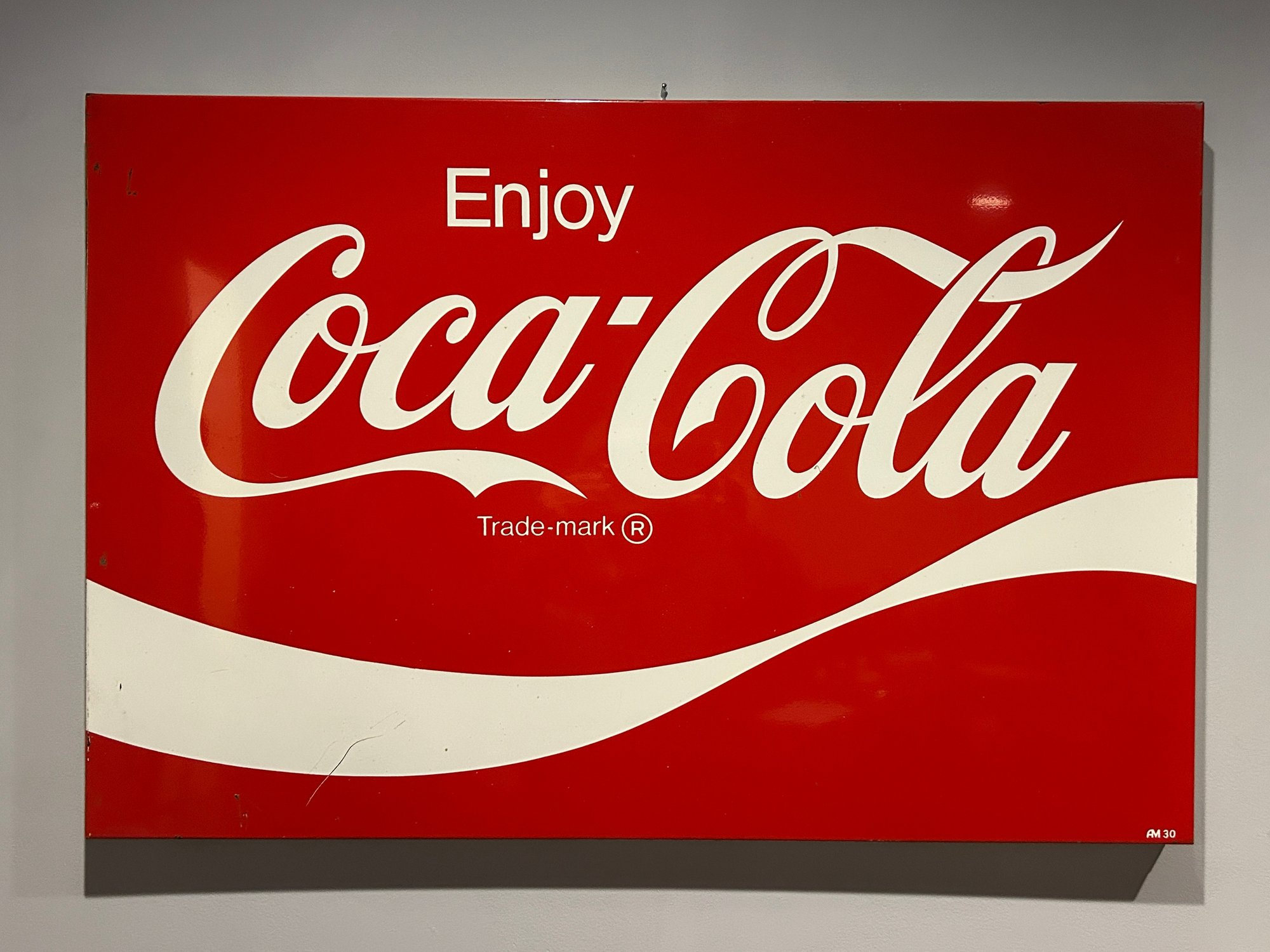 Vintage Metal Coca Cola Advertising Sign #149324 | Auctionninja.com