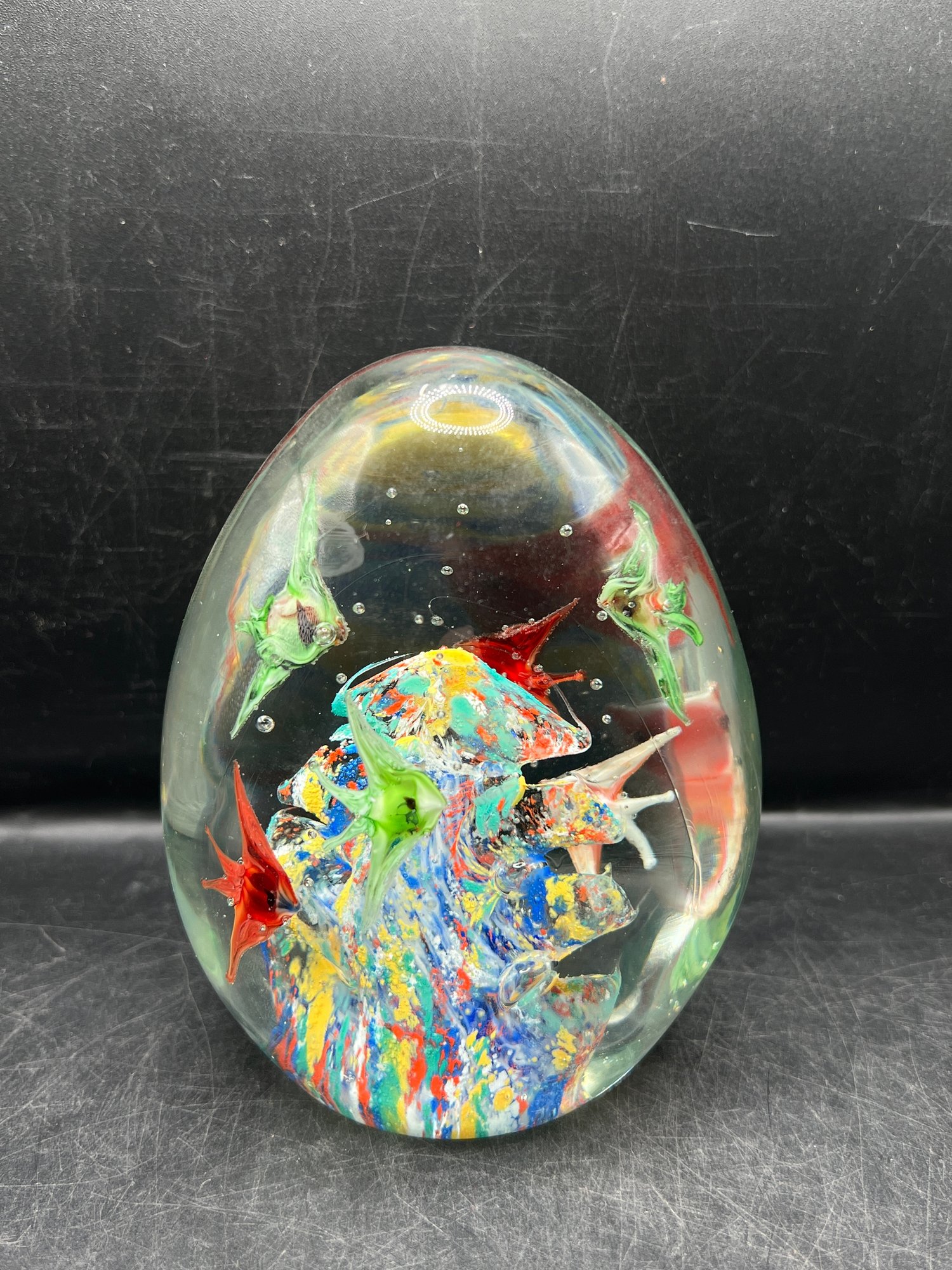 Dynasty Gallery Heirloom Collectibles Art Glass Tropical Fish ...