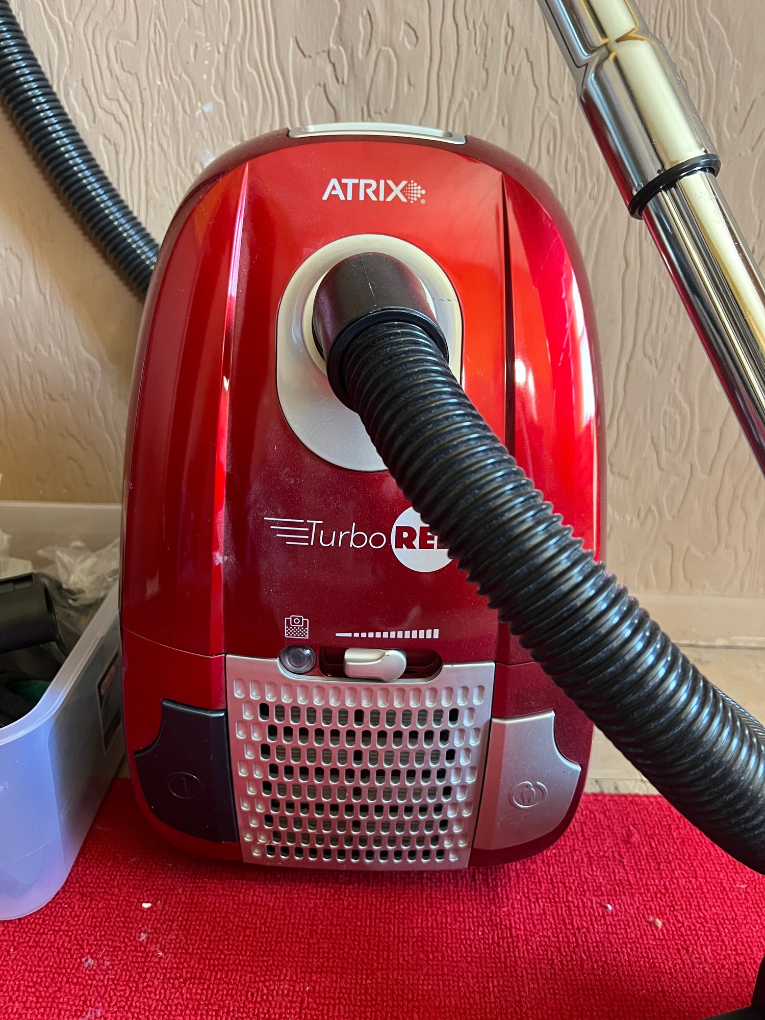 Atrix Turbo Red HEPA Canister Vacuum - Model AHC-1 #160268 ...