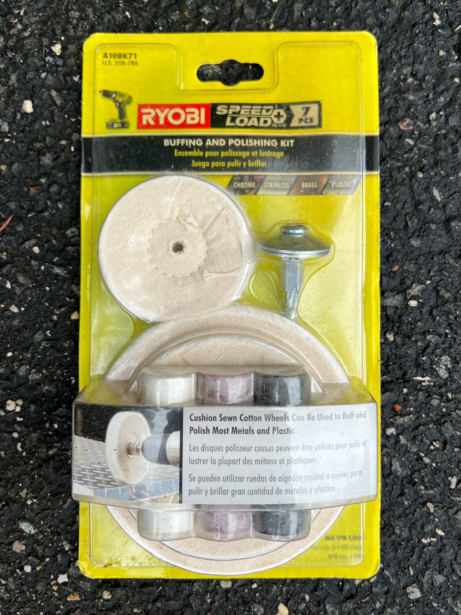 Ryobi Speed Load Buffing & Polishing Kit #110563 | Auctionninja.com