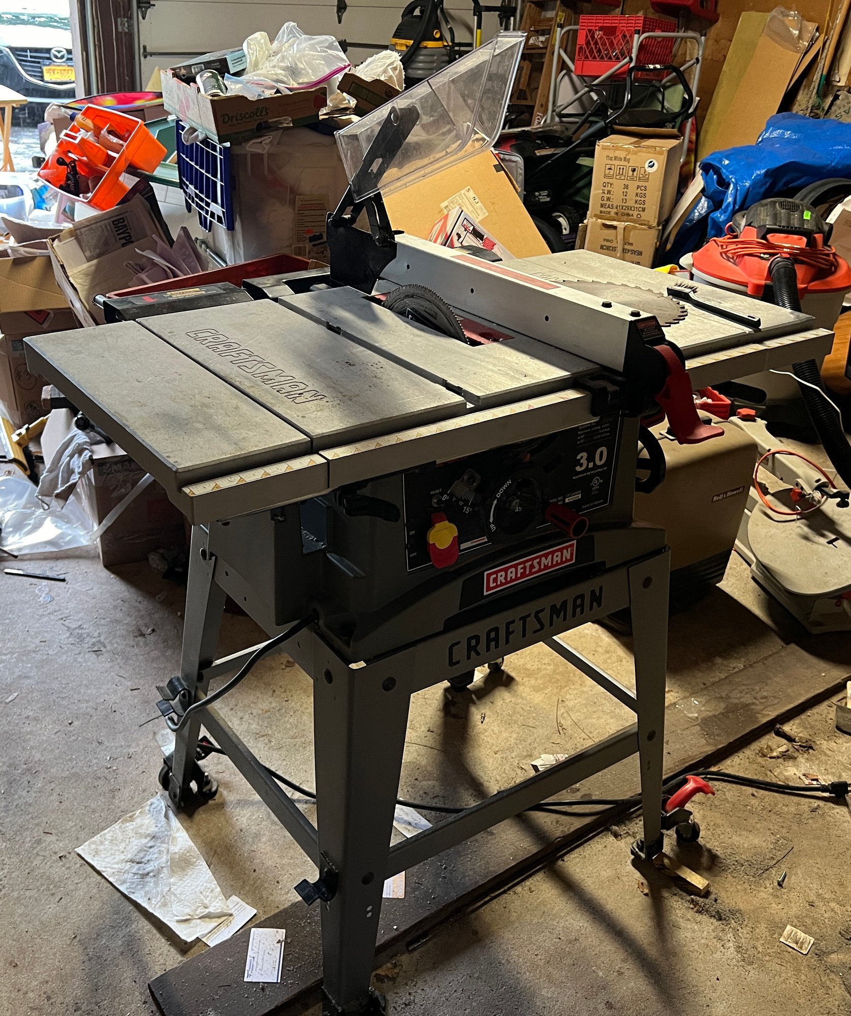 Craftsman 10 Inch Saw Table Model: 137.248830 #110601 | Auctionninja.com