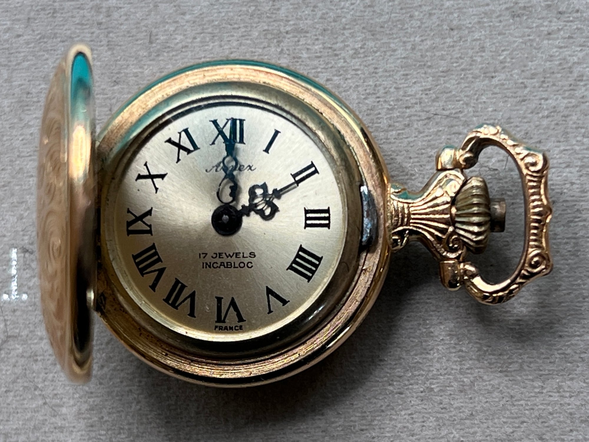 Armex 17 Jewels Incabloc France Pocket Watch #123248 | Auctionninja.com