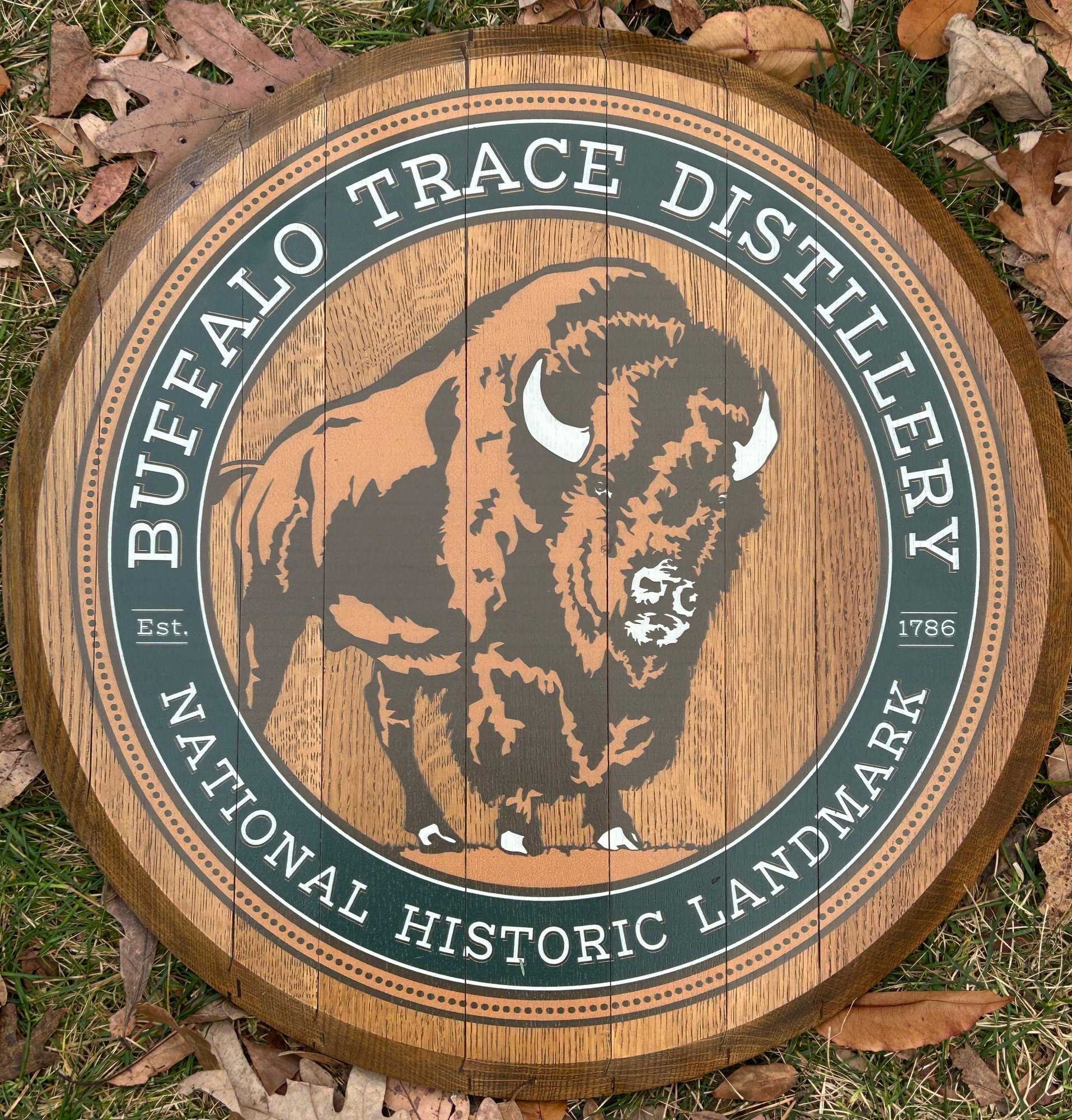 Buffalo Trace Bourbon Distillery National Historic Landmark Barrel Head ...