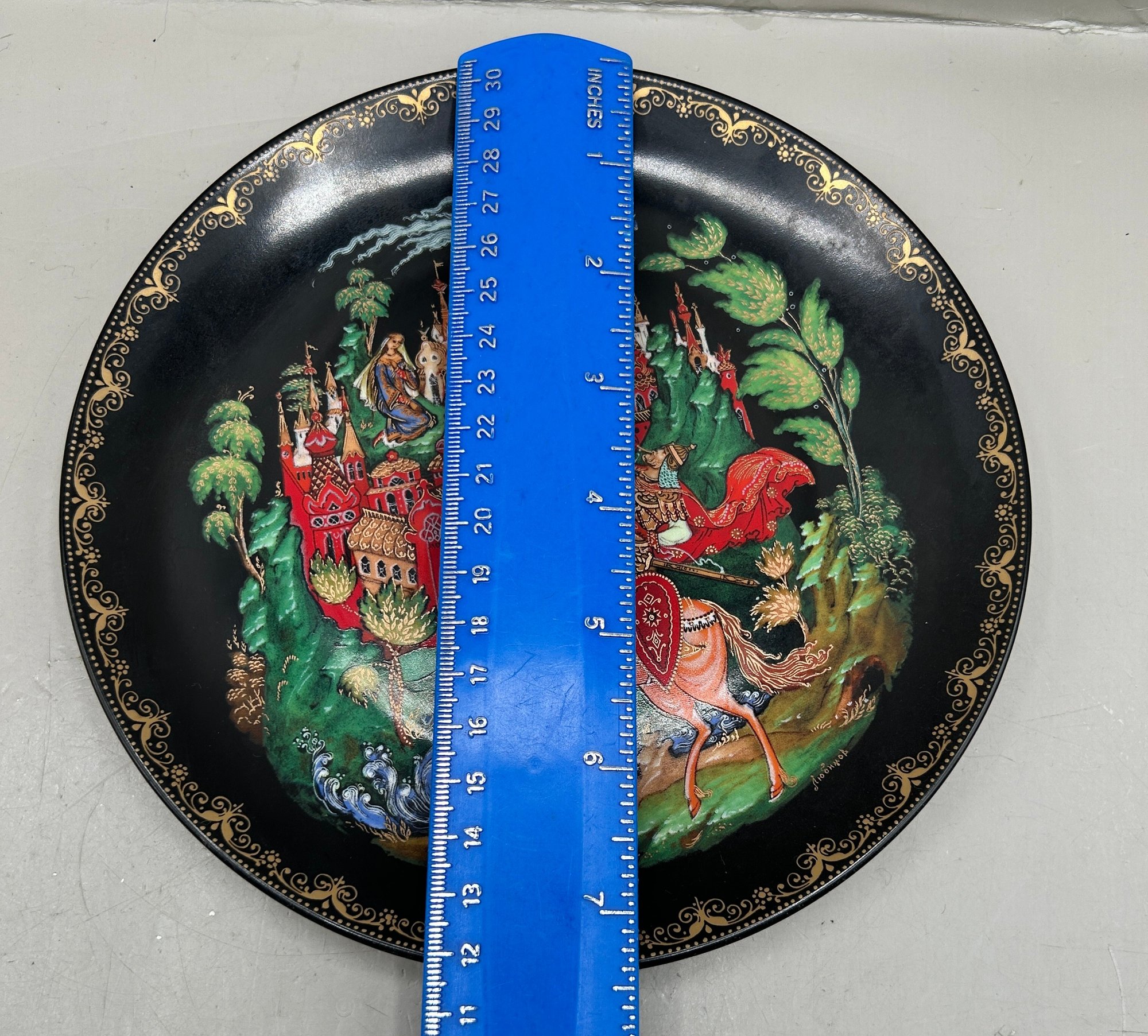 1988 "Ruslan And Ludmilla" Limited-edition Collector Plate #153930 ...